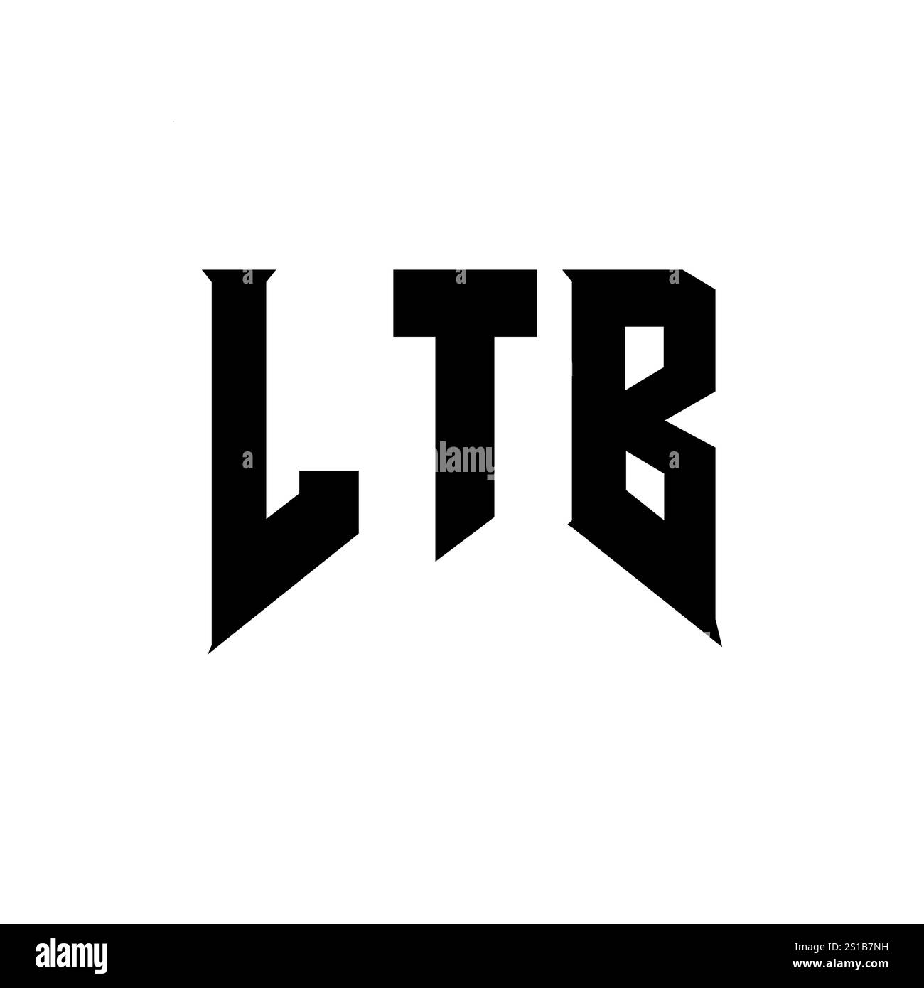 LTB letter logo design for technology company. LTB logo design black ...