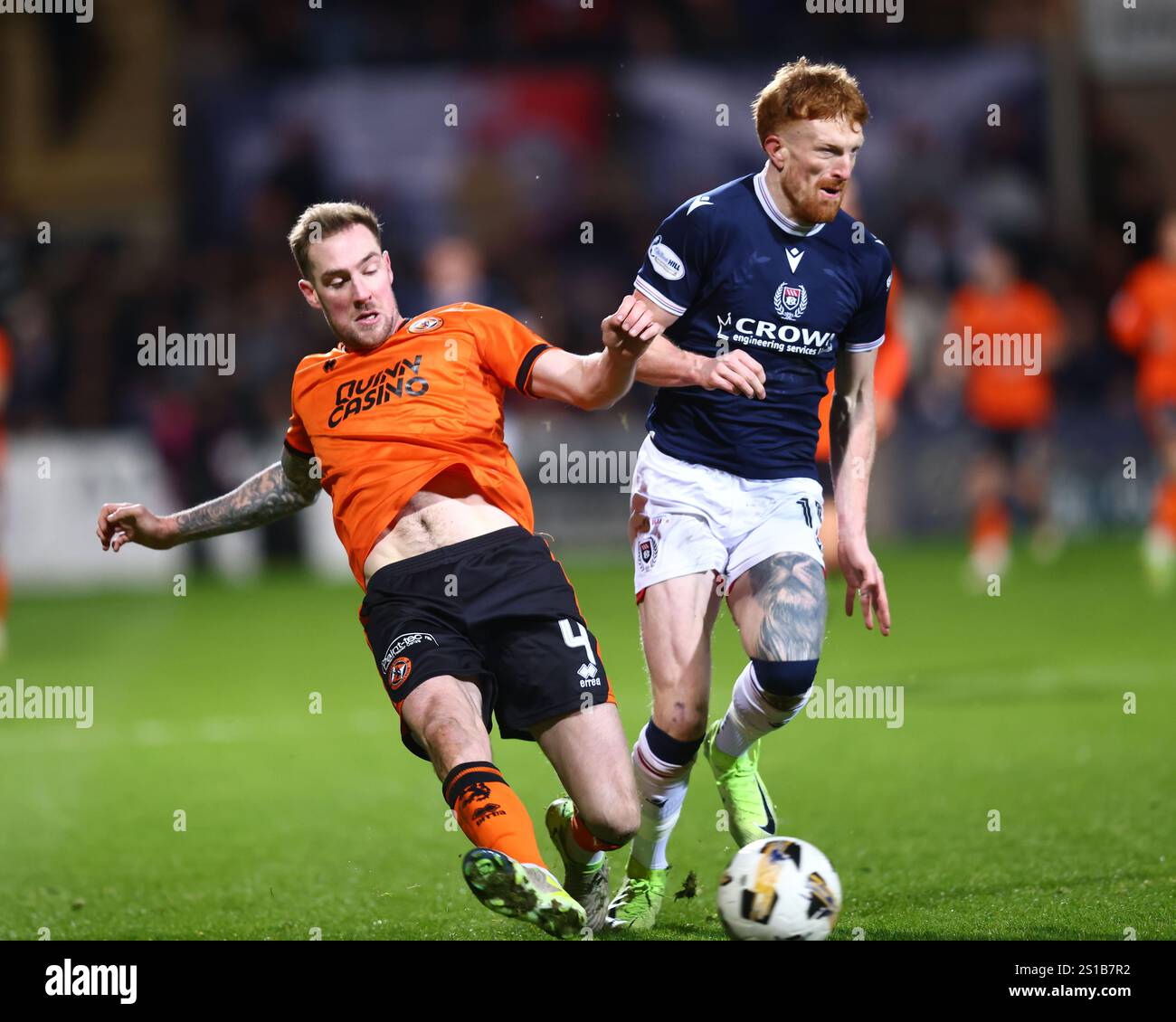 2nd January 2025; Dens Park, Dundee, Scotland: Scottish Premiership ...
