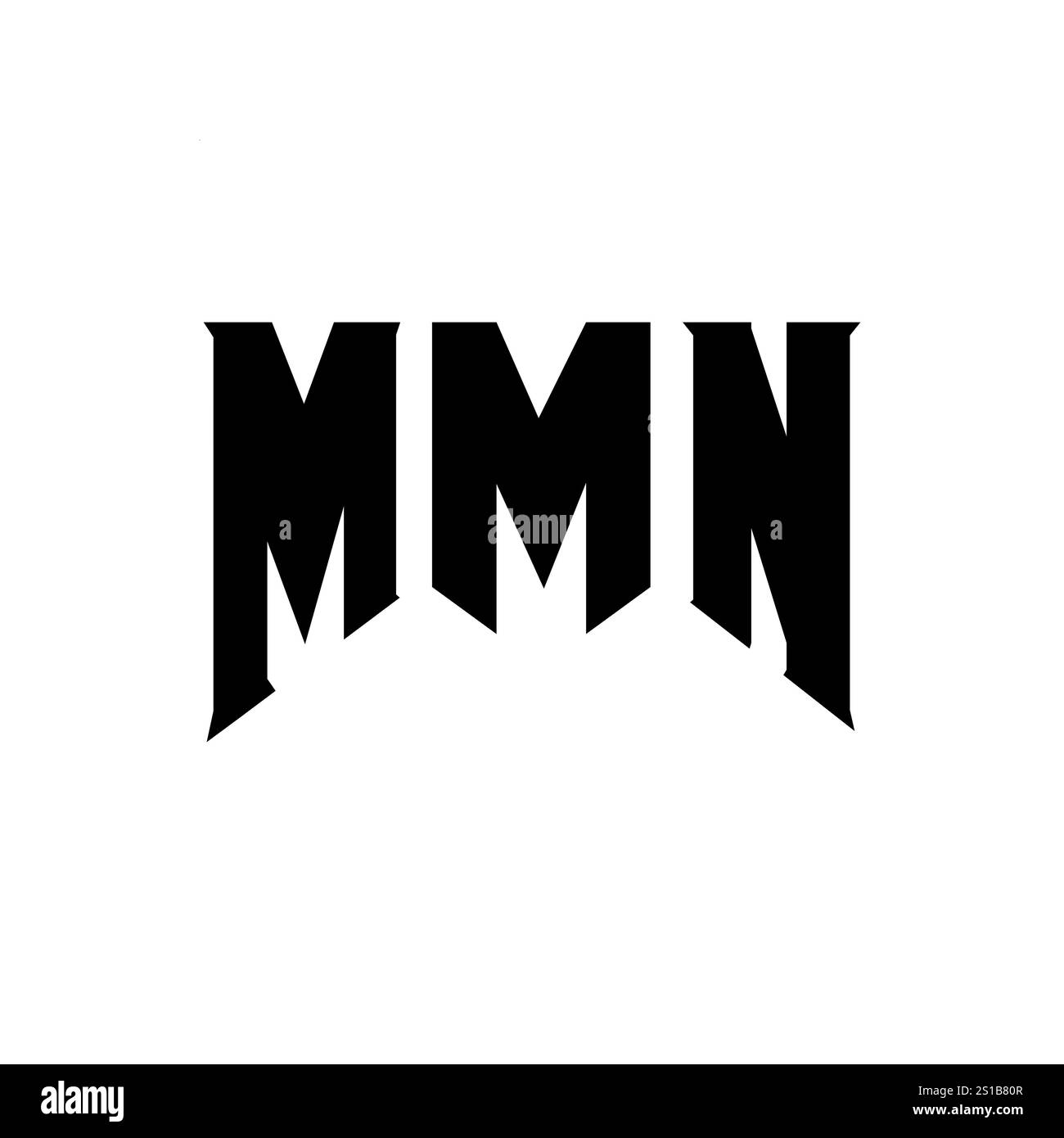 MMN letter logo design for technology company. MMN logo design black ...