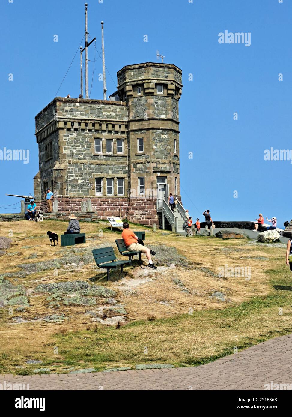 Cabot Tower at Signal Hill National Historic Site in St. John's ...