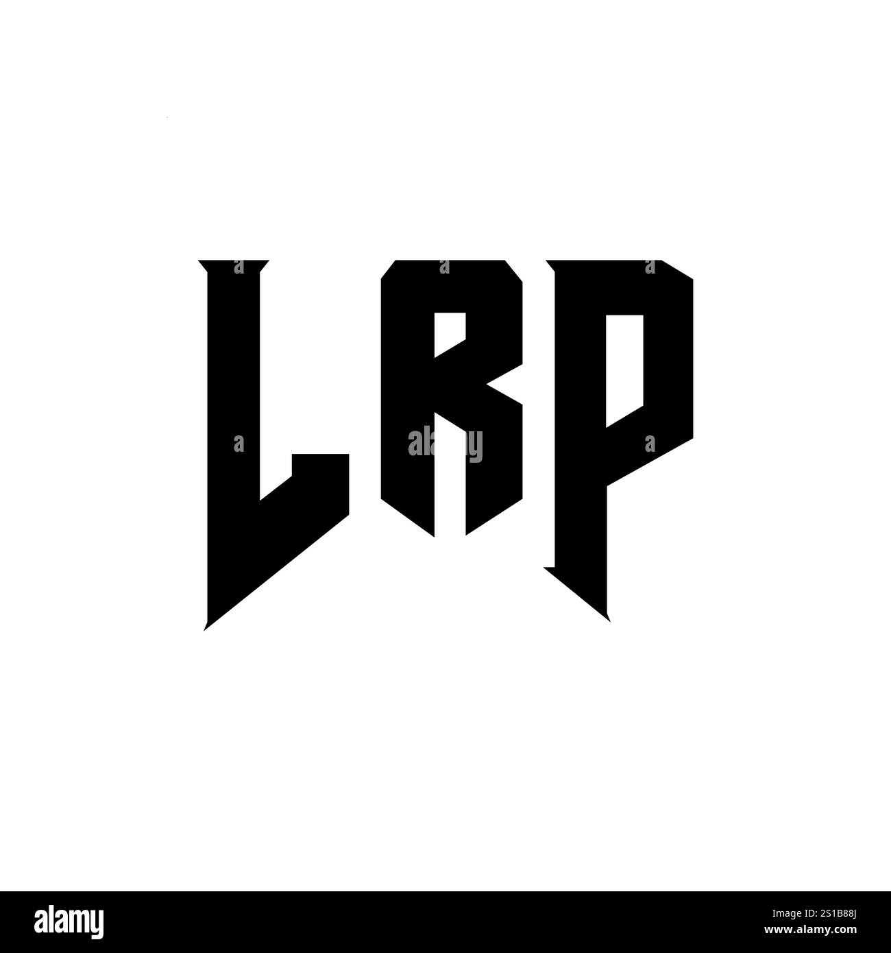 LRP letter logo design for technology company. LRP logo design black ...