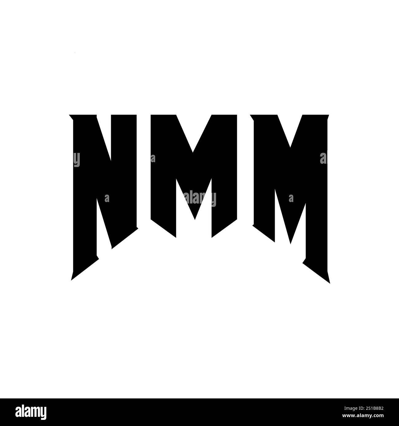 Nmm logo design Stock Vector Images - Alamy