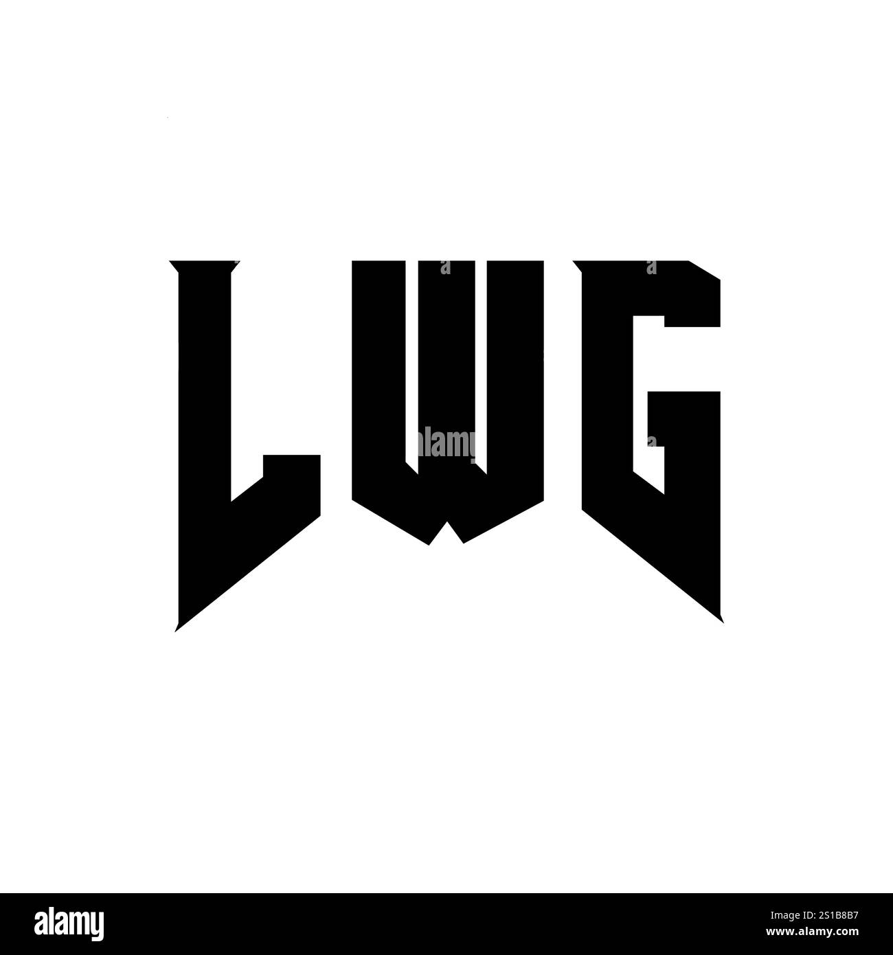 LWG letter logo design for technology company. LWG logo design black ...