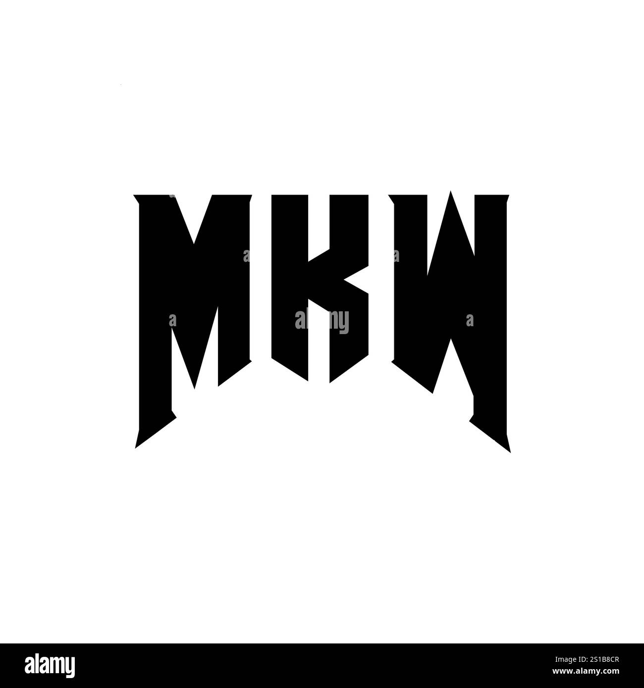 Mkw logo design hi-res stock photography and images - Alamy