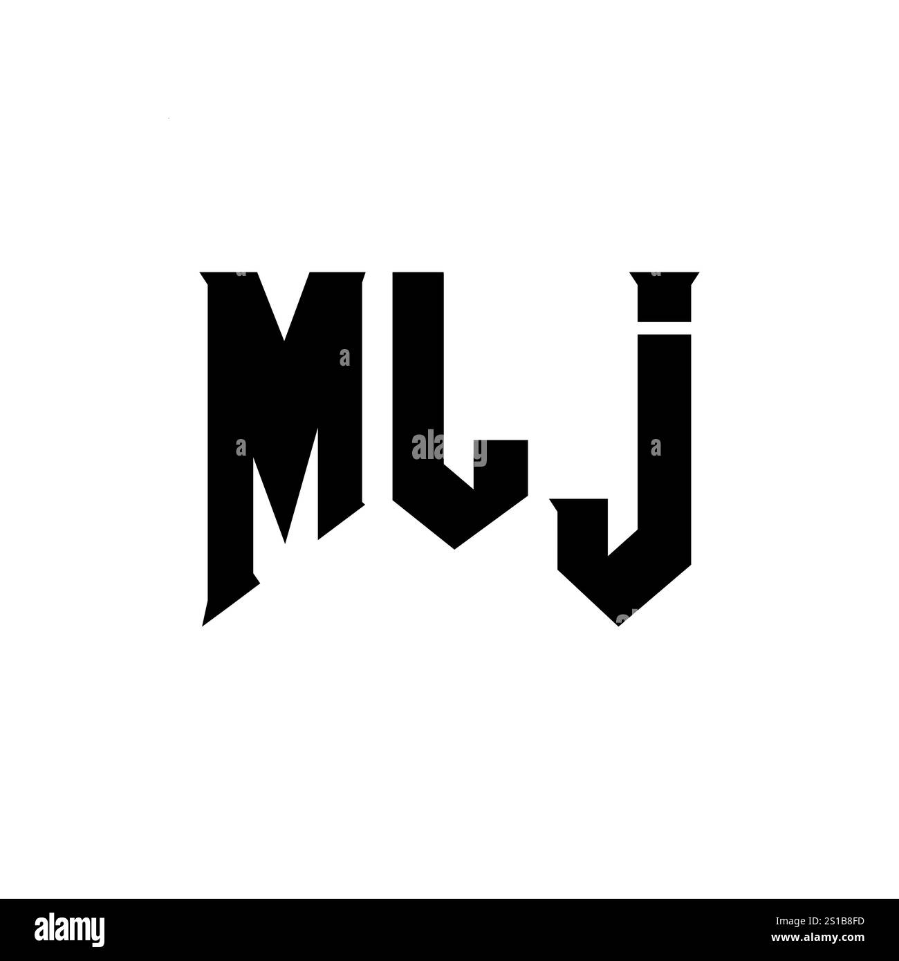 MLJ letter logo design for technology company. MLJ logo design black ...