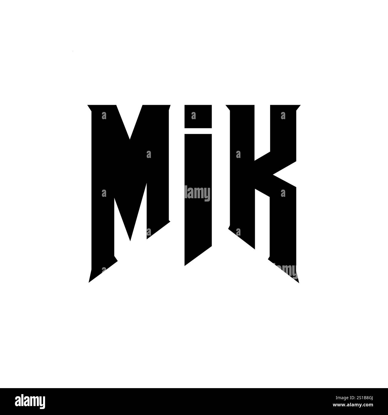 MIK letter logo design for technology company. MIK logo design black ...