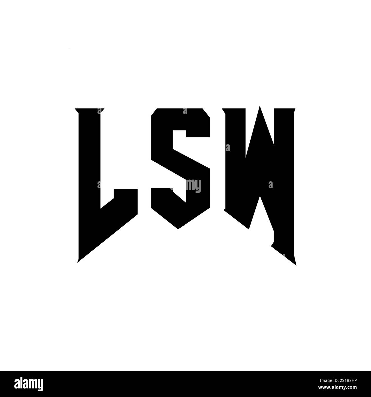 Lsw business company logo Stock Vector Images - Alamy
