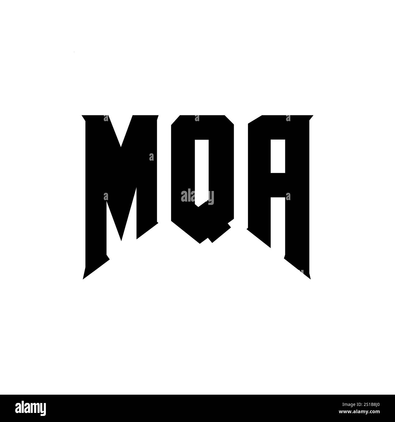 MQA letter logo design for technology company. MQA logo design black ...