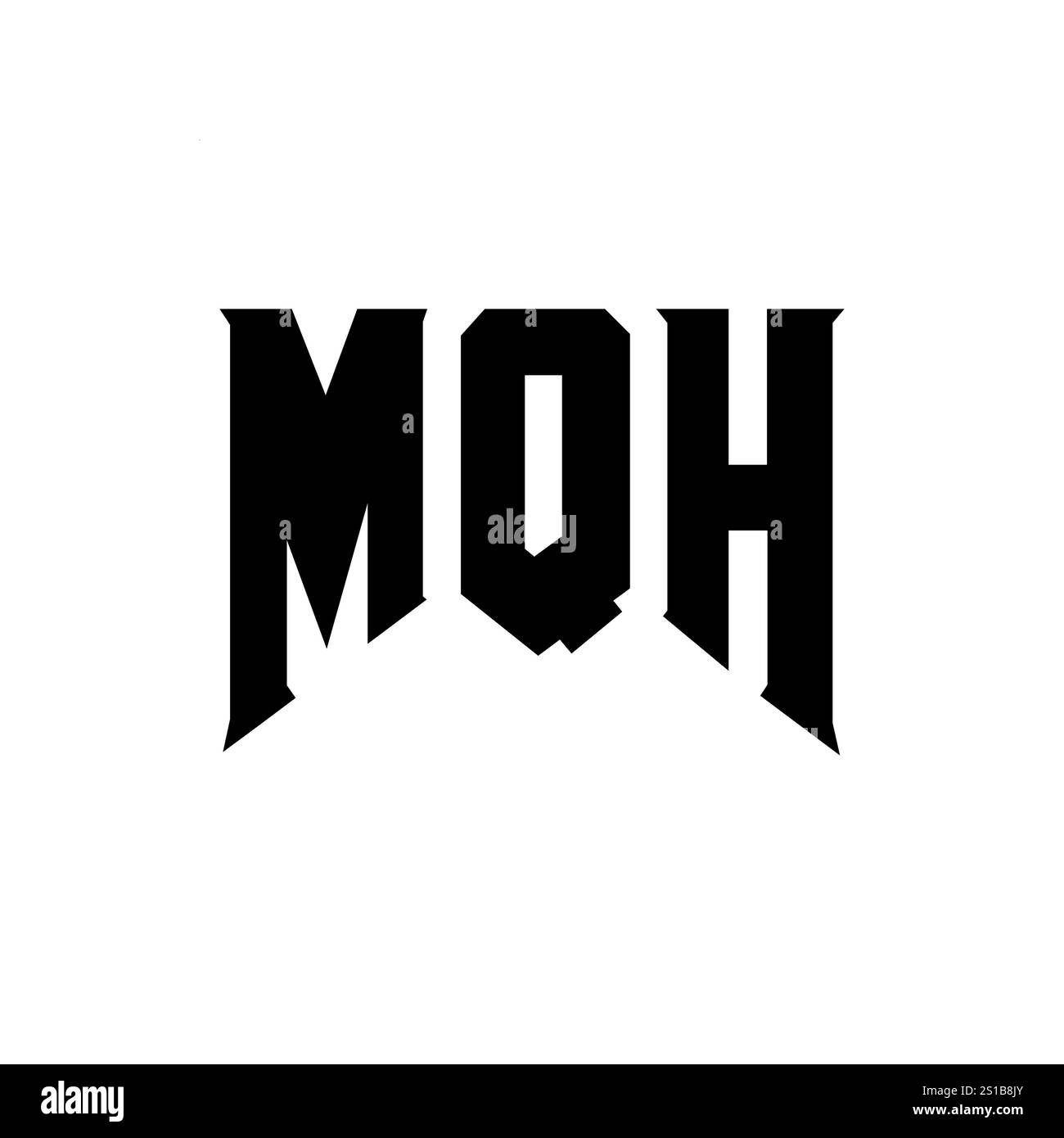Mqh logo design hi-res stock photography and images - Alamy