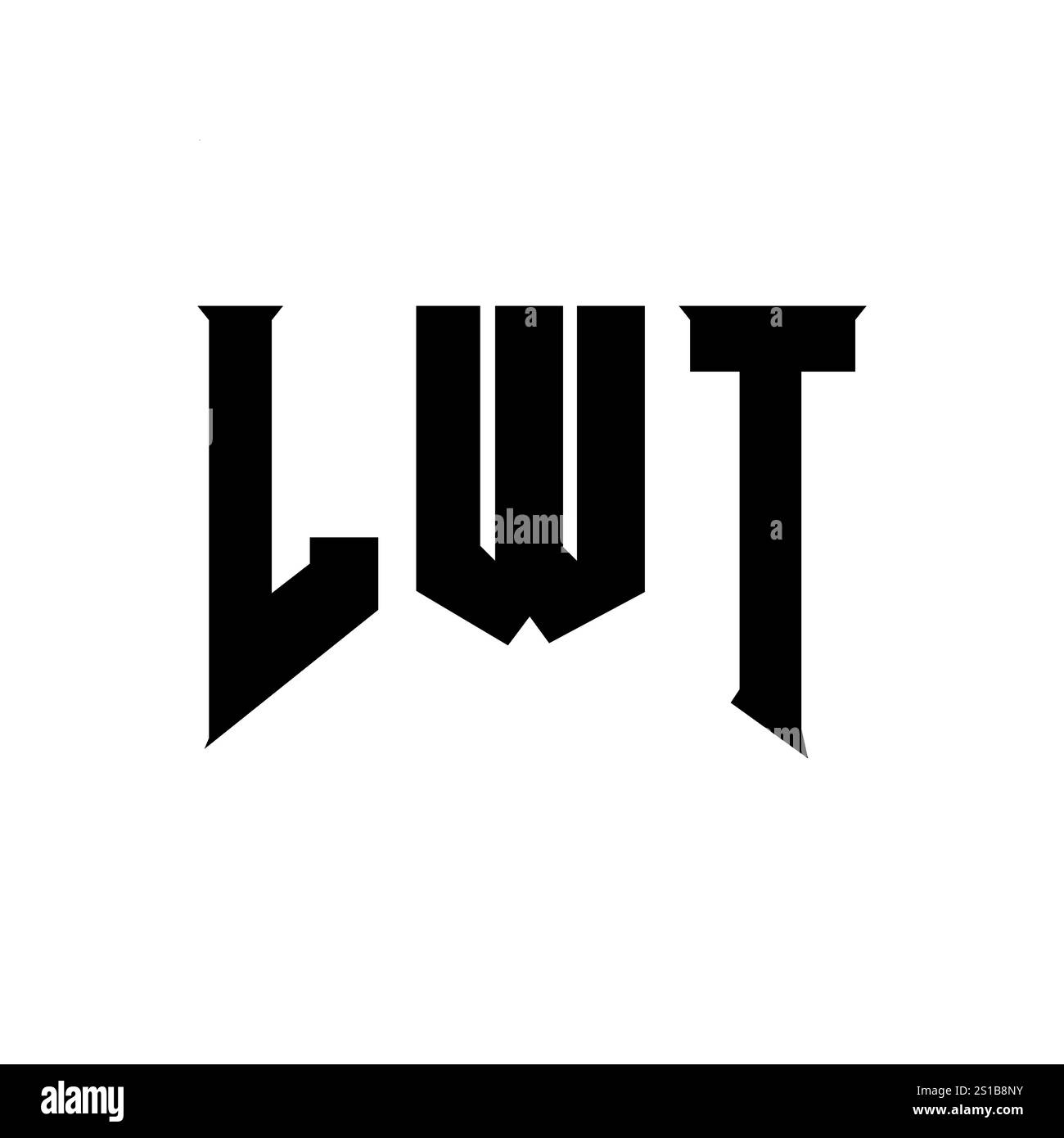 LWT letter logo design for technology company. LWT logo design black ...