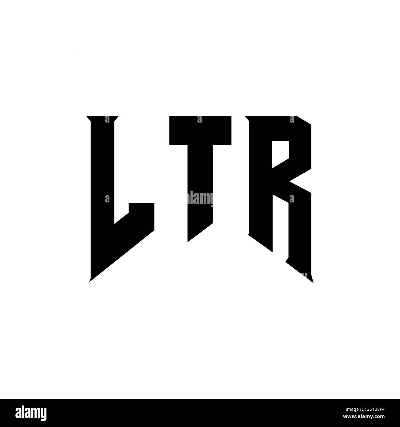 Ltr logo design hi-res stock photography and images - Alamy