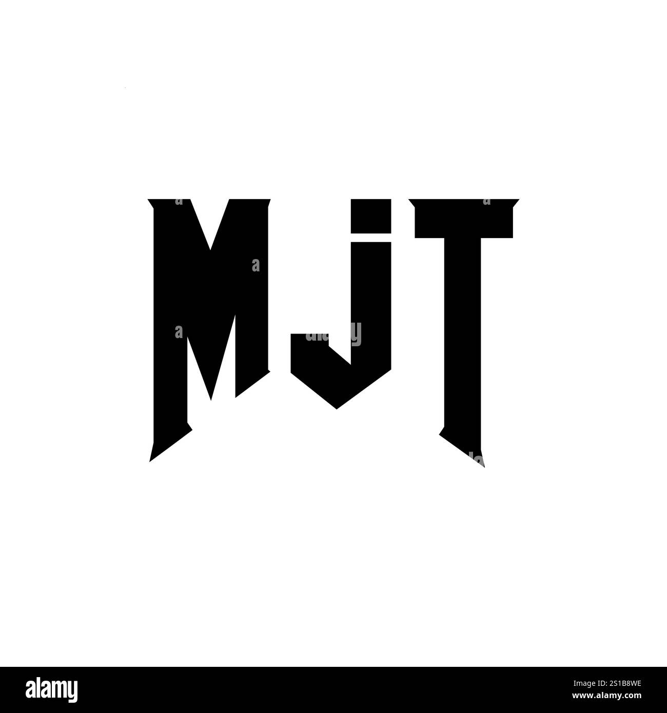 MJT letter logo design for technology company. MJT logo design black ...