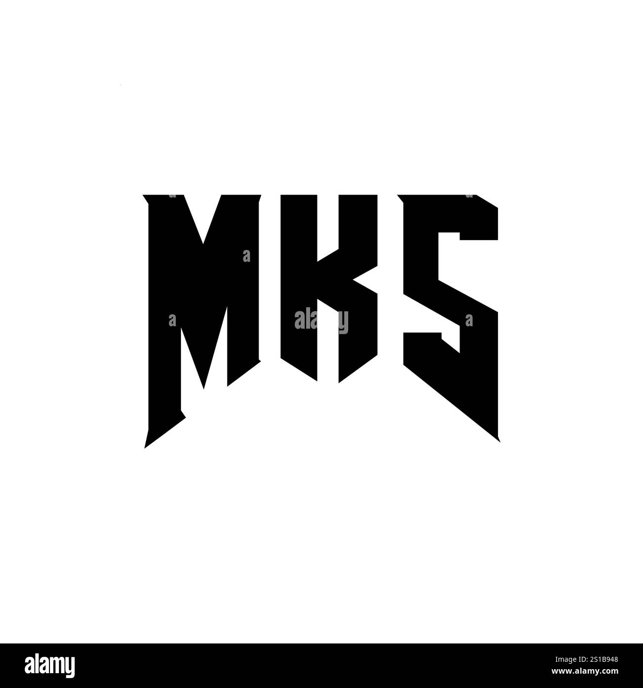 MKS letter logo design for technology company. MKS logo design black ...