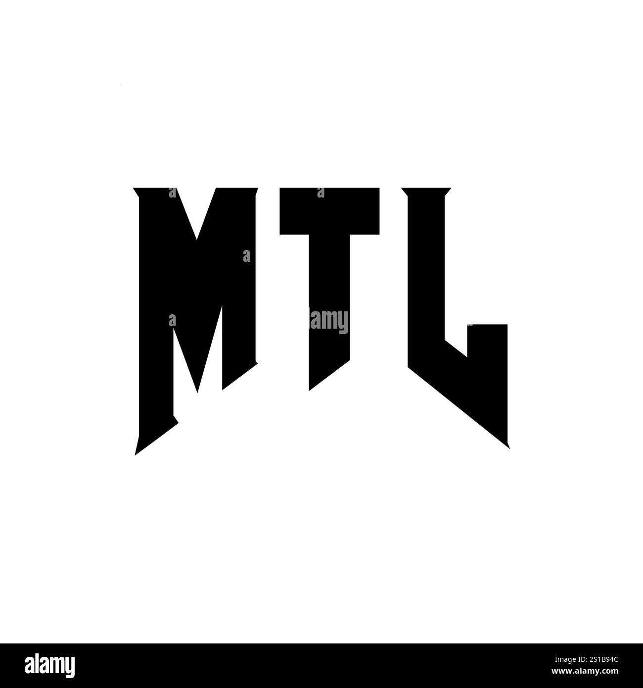 MTL letter logo design for technology company. MTL logo design black ...