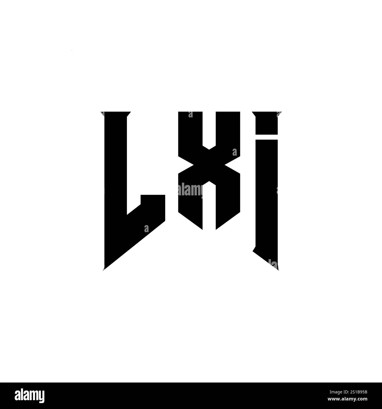 Lxi logo design hi-res stock photography and images - Alamy