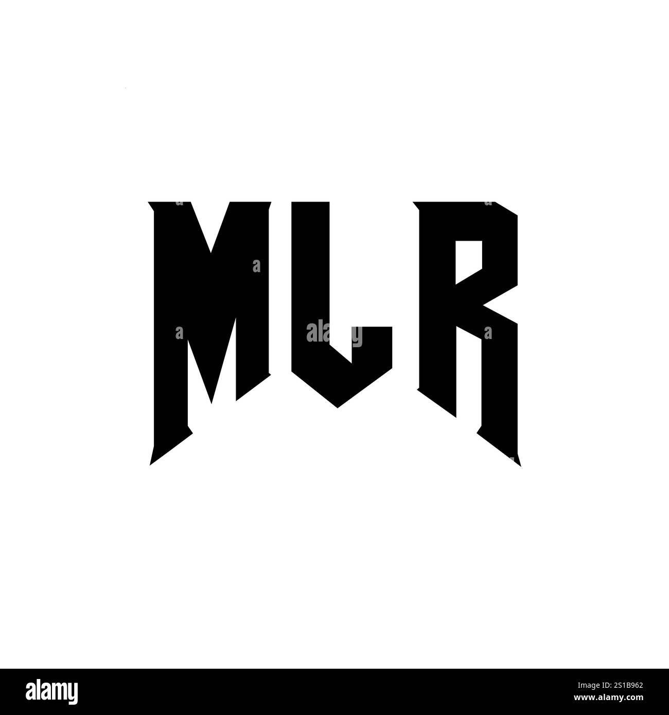 MLR letter logo design for technology company. MLR logo design black ...