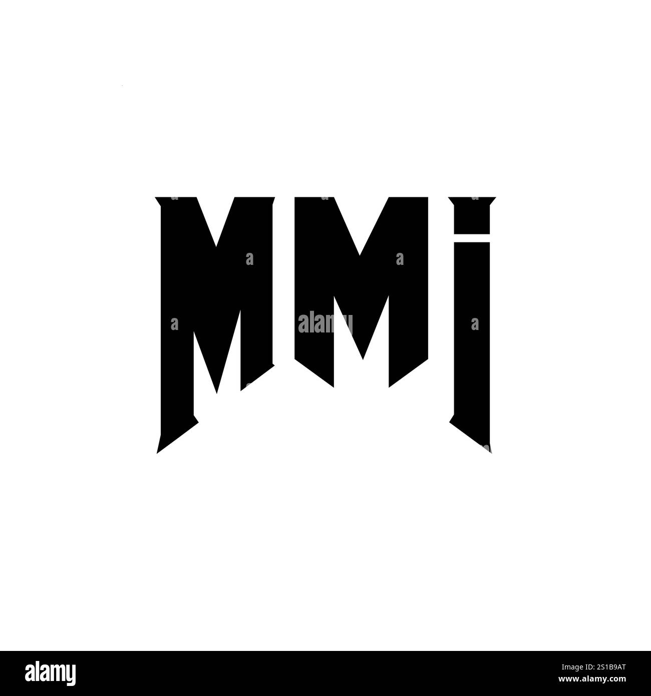 MMI letter logo design for technology company. MMI logo design black ...