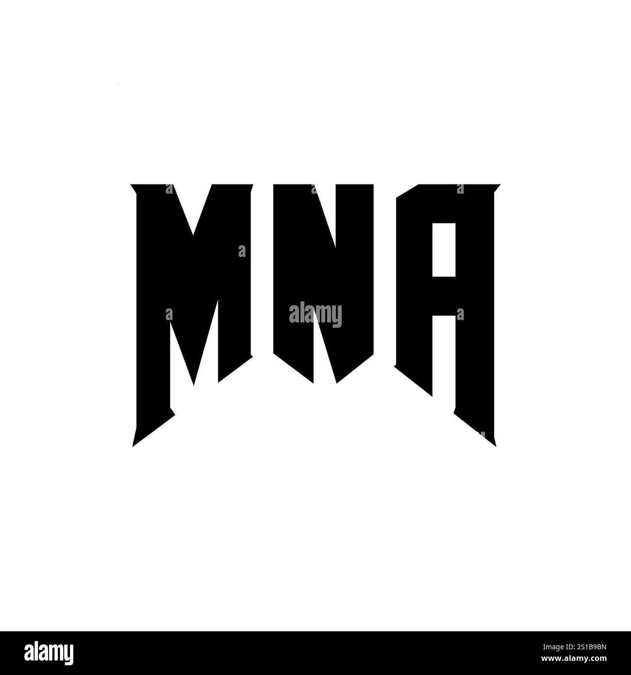 Mna logo design Stock Vector Images - Alamy