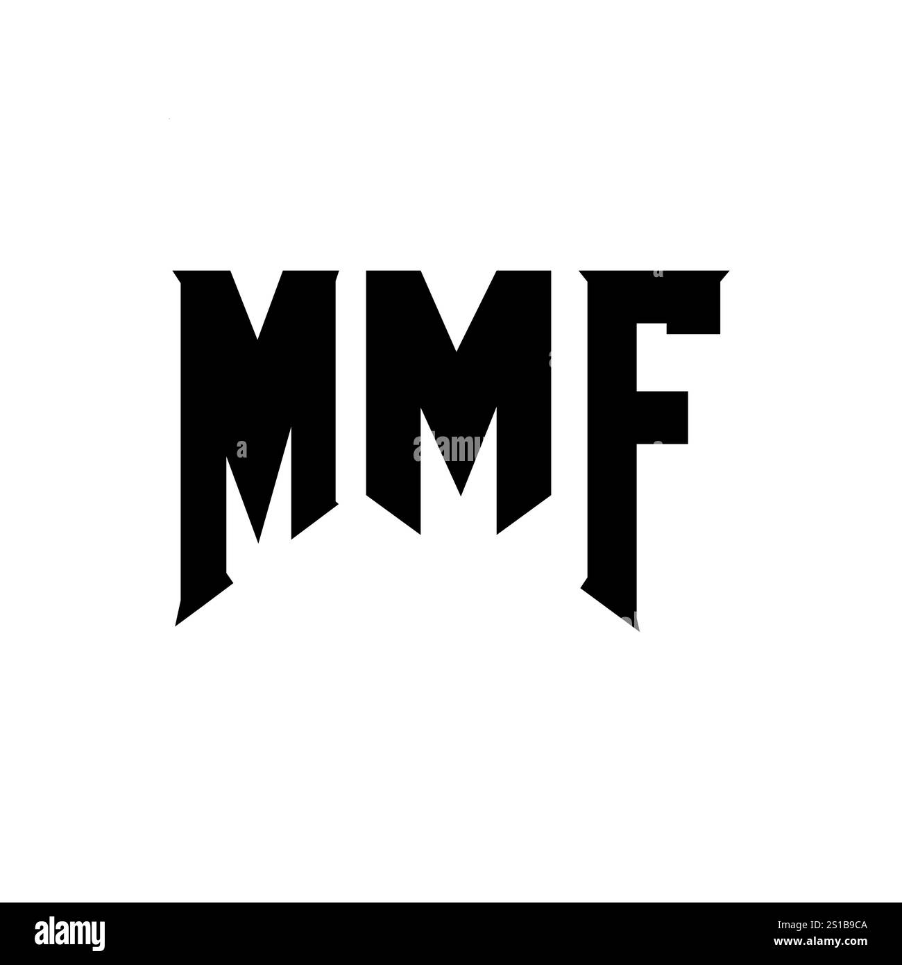 MMF letter logo design for technology company. MMF logo design black ...