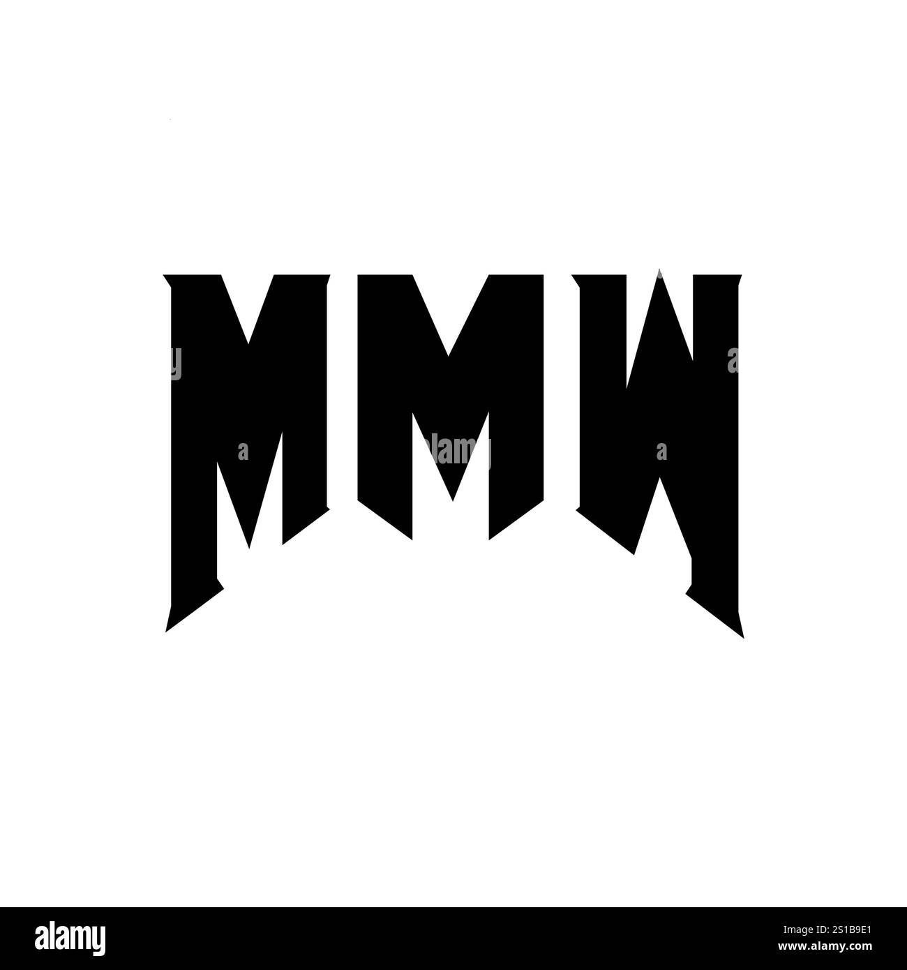 Mmw logo design hi-res stock photography and images - Alamy