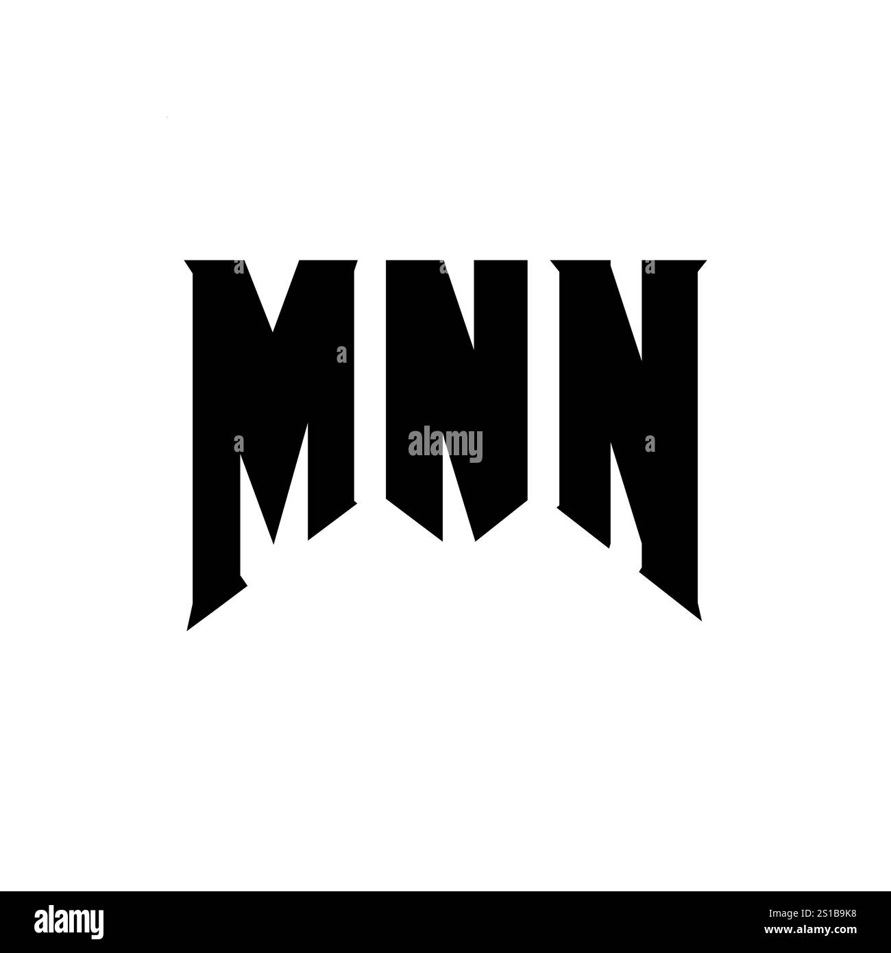 Mnn logo design hi-res stock photography and images - Alamy