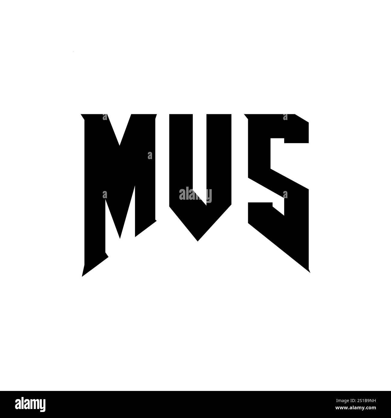 MVS letter logo design for technology company. MVS logo design black ...