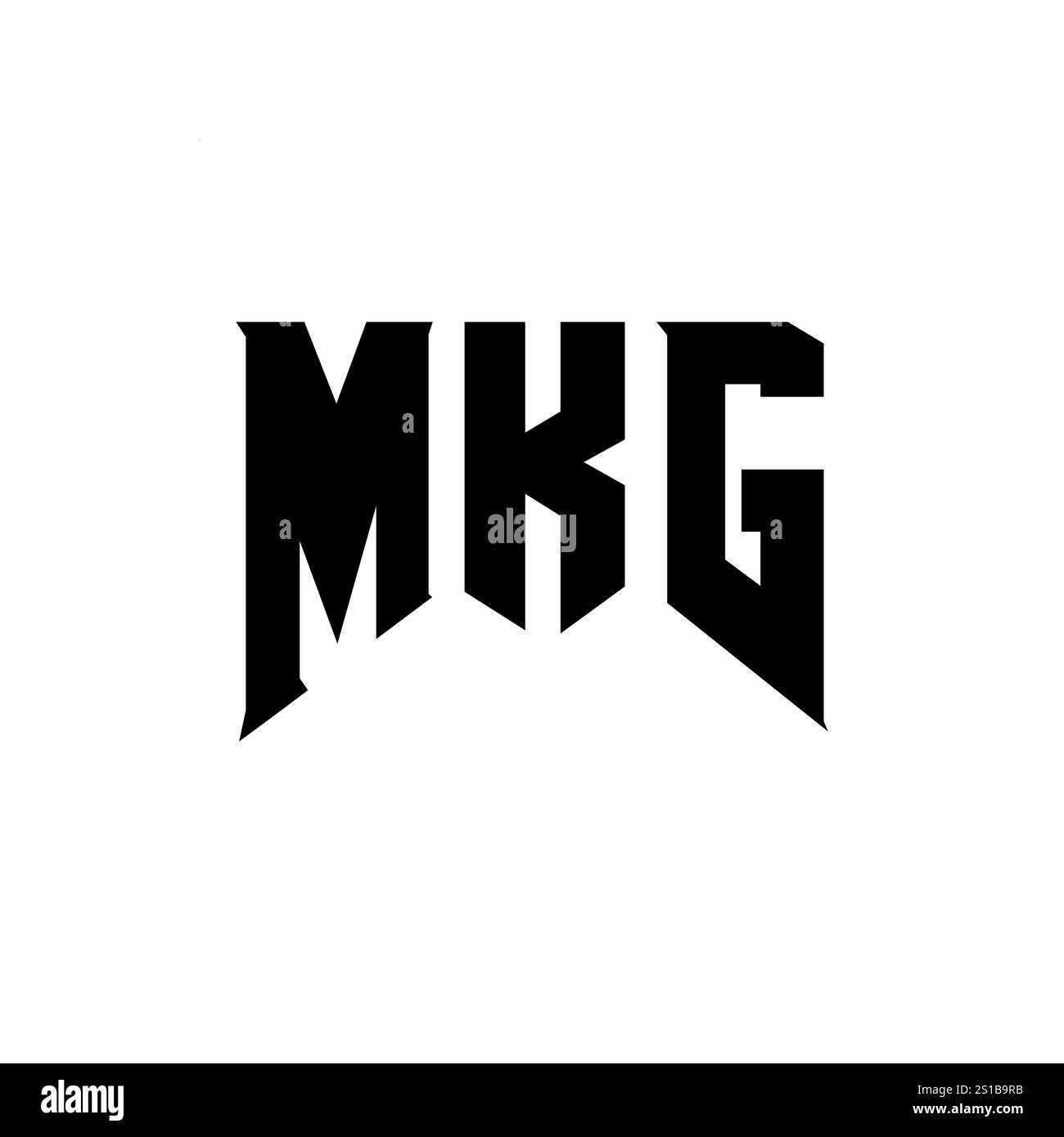 Mkg logo design Stock Vector Images - Alamy