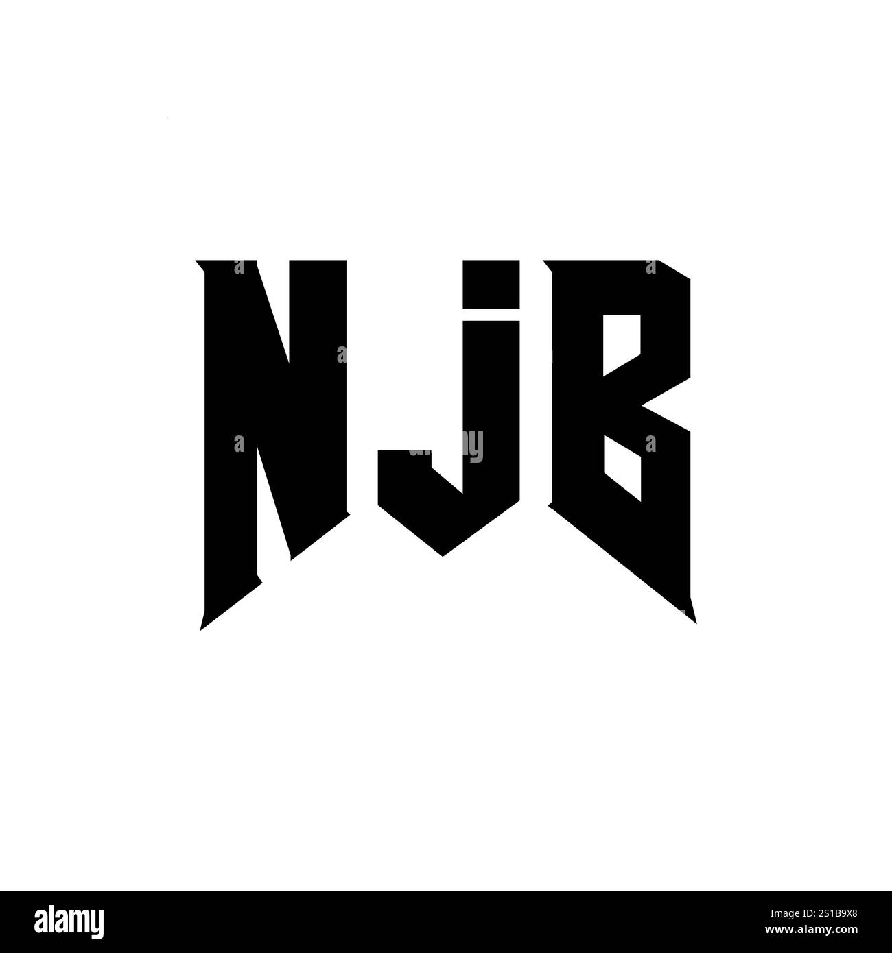 Njb logo design hi-res stock photography and images - Alamy