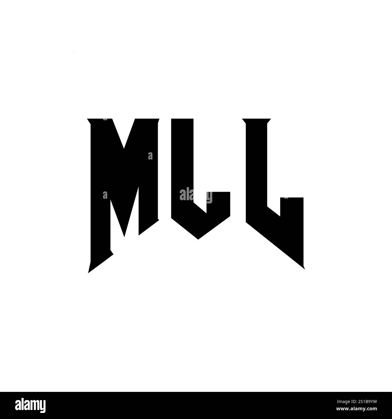 MLL letter logo design for technology company. MLL logo design black ...