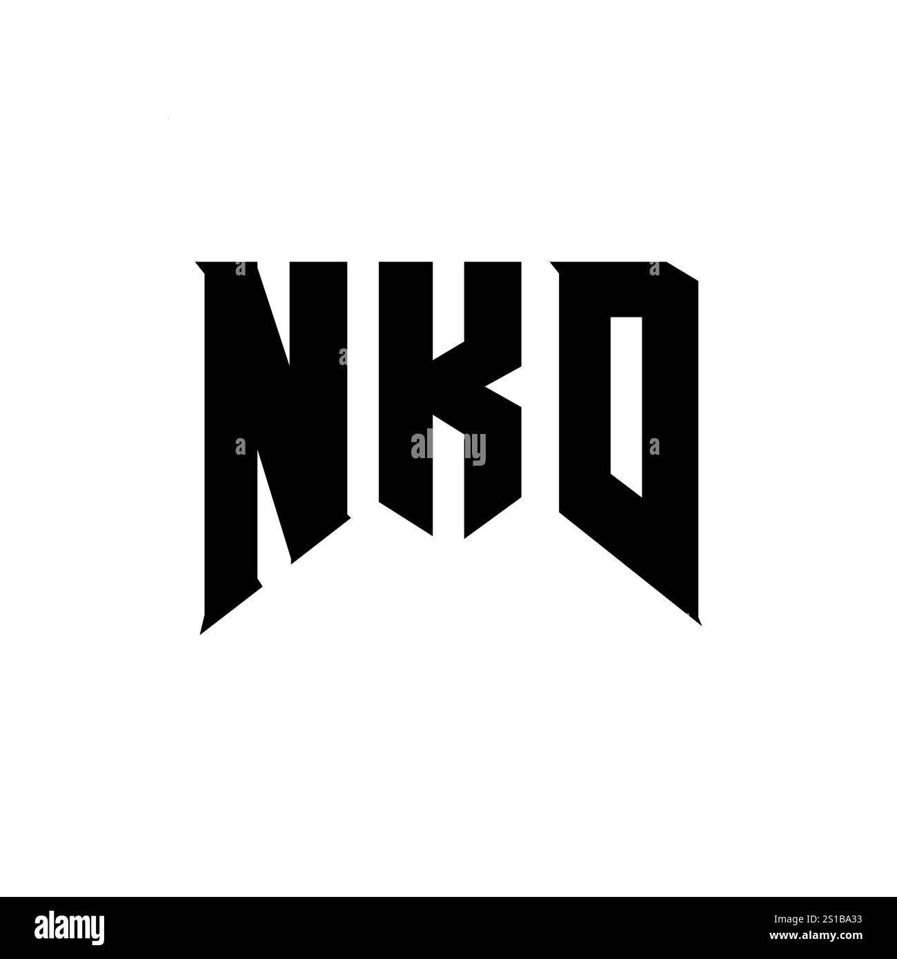 NKD letter logo design for technology company. NKD logo design black ...