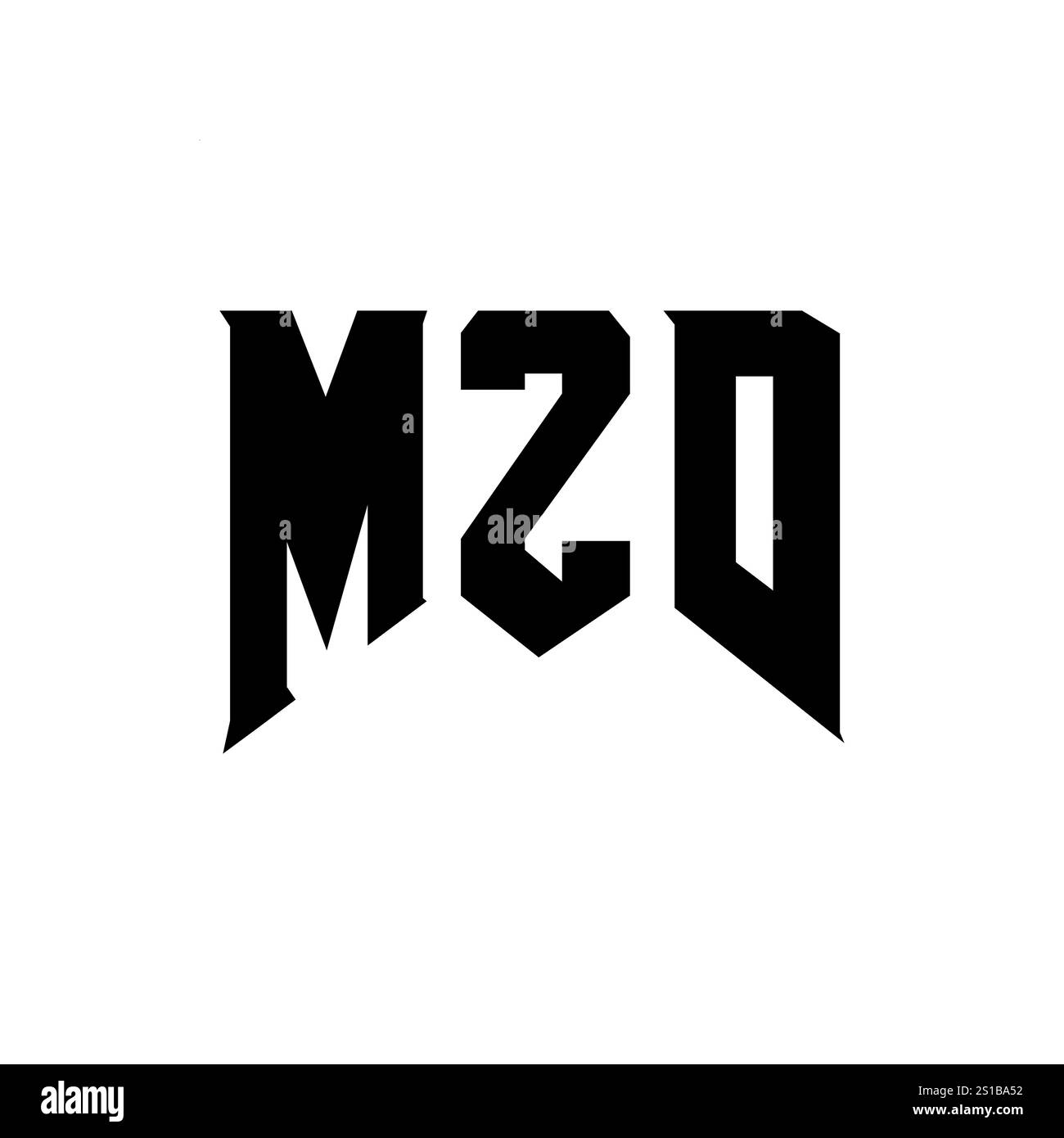 MZD letter logo design for technology company. MZD logo design black ...