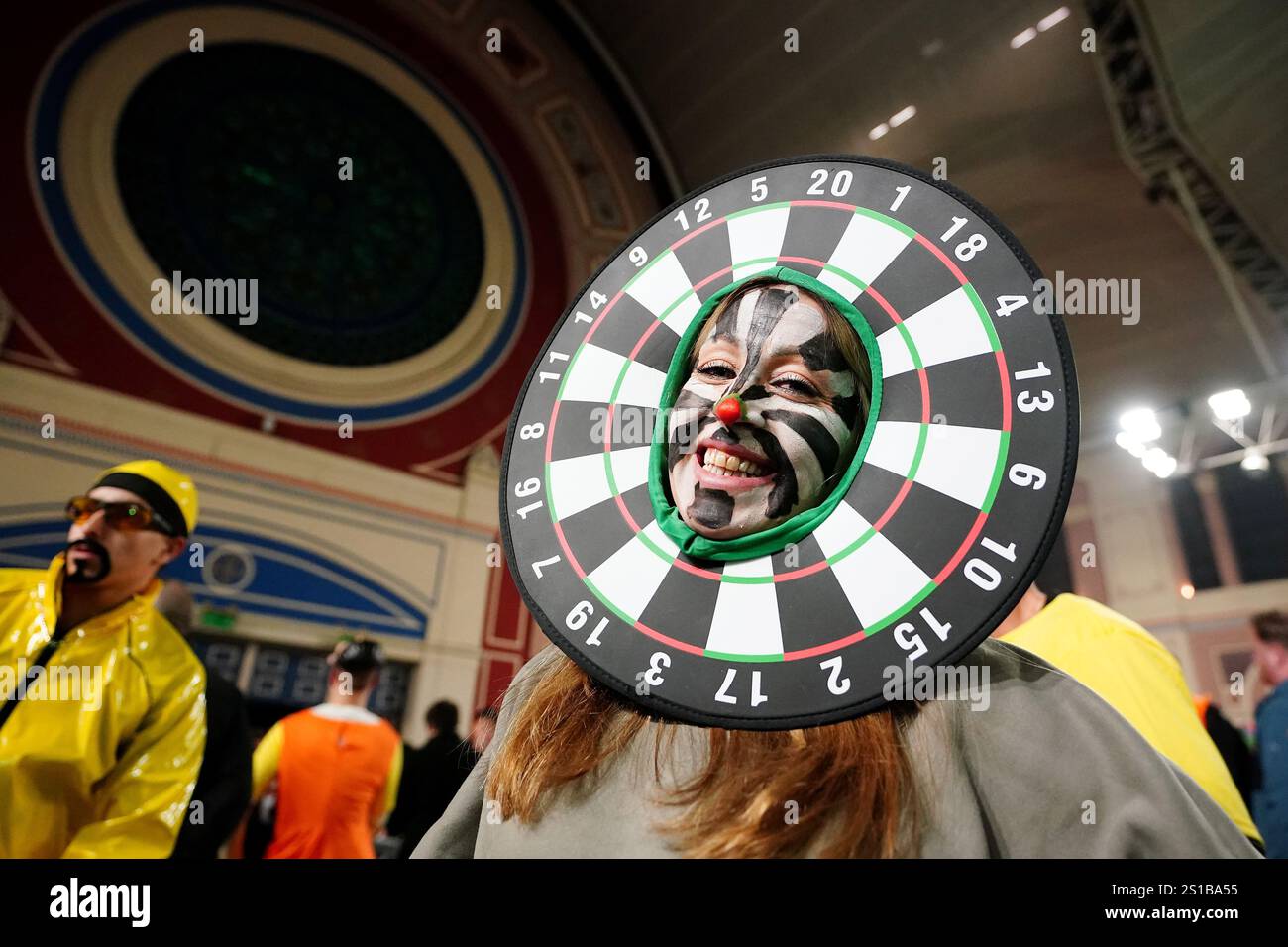 A Darts fan in fancy dress during day fifteen of the Paddy Power World ...