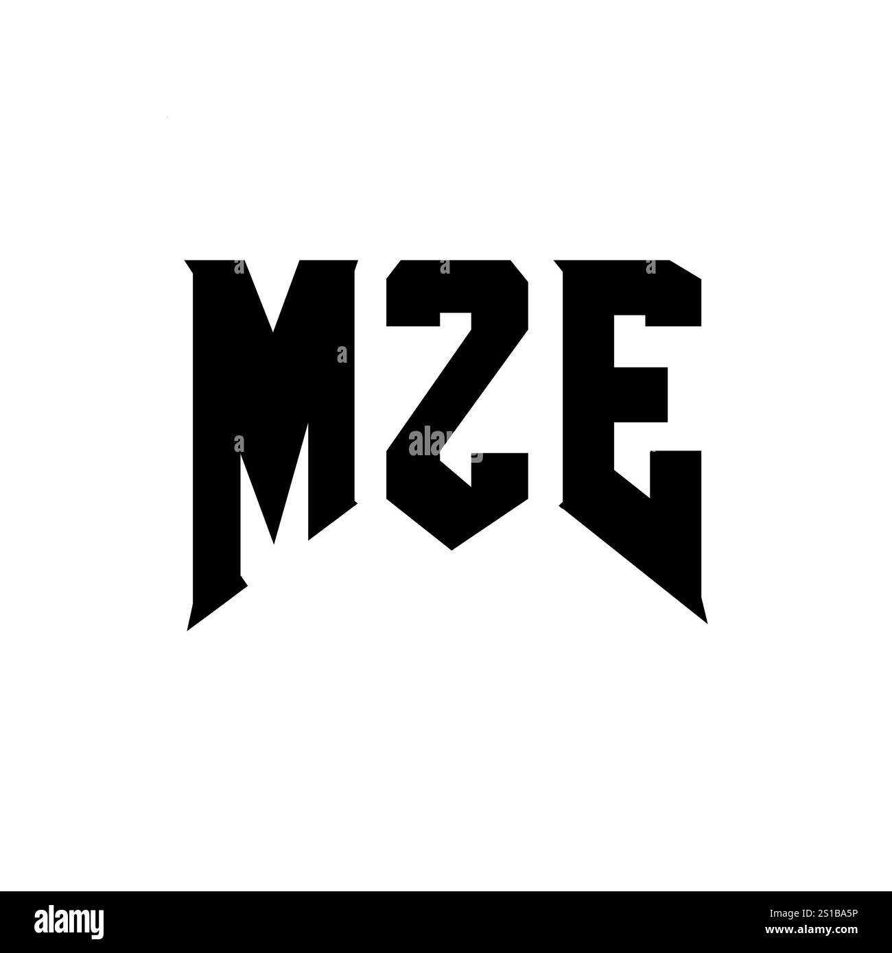 MZE letter logo design for technology company. MZE logo design black ...