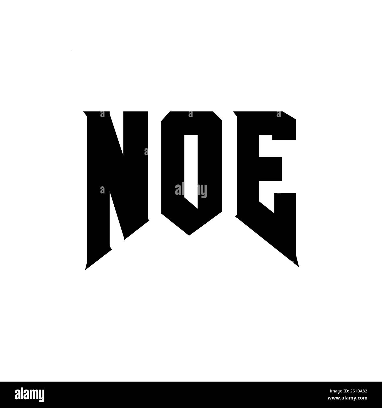 Noe logo design hi-res stock photography and images - Alamy