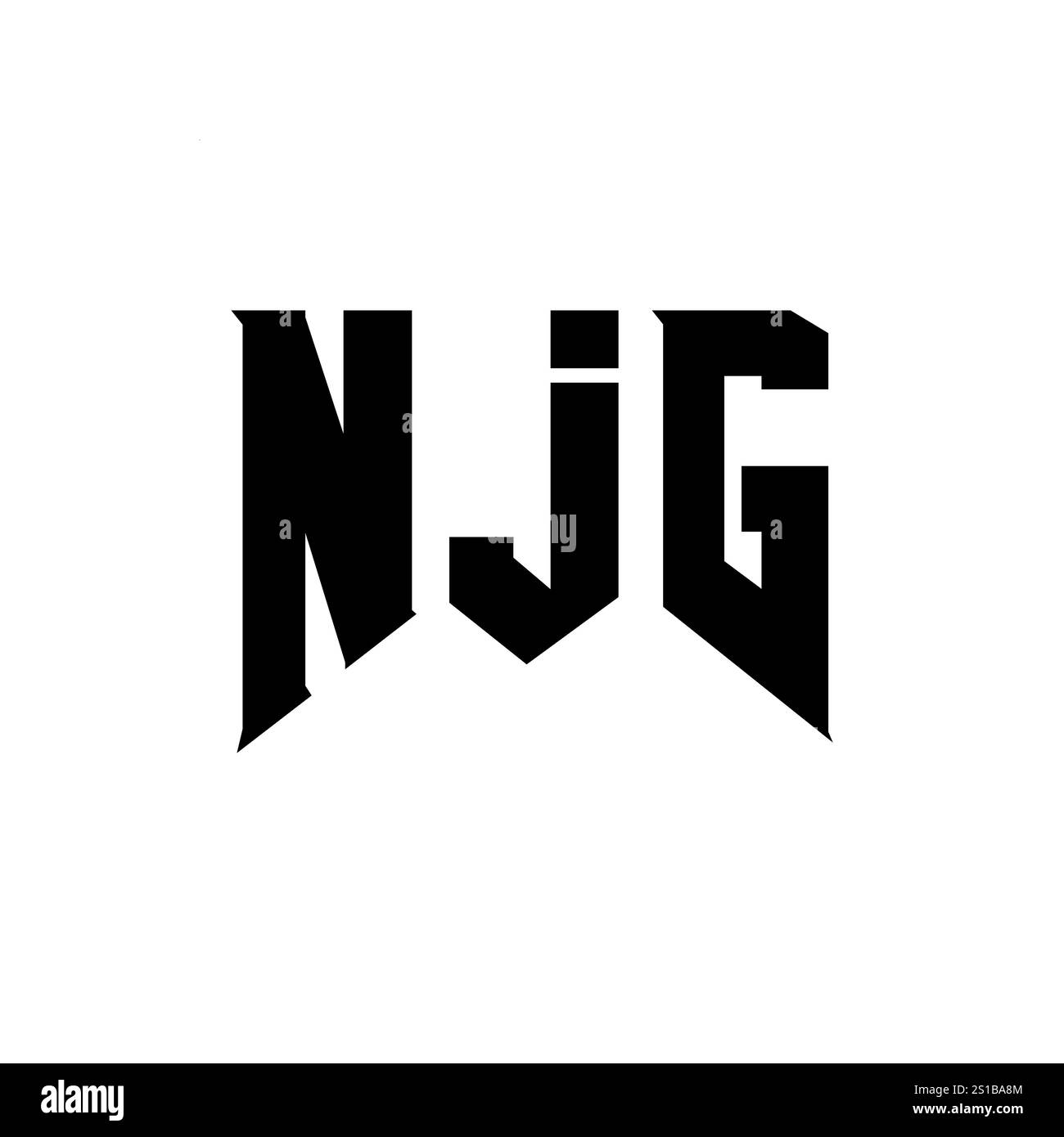 NJG letter logo design for technology company. NJG logo design black ...