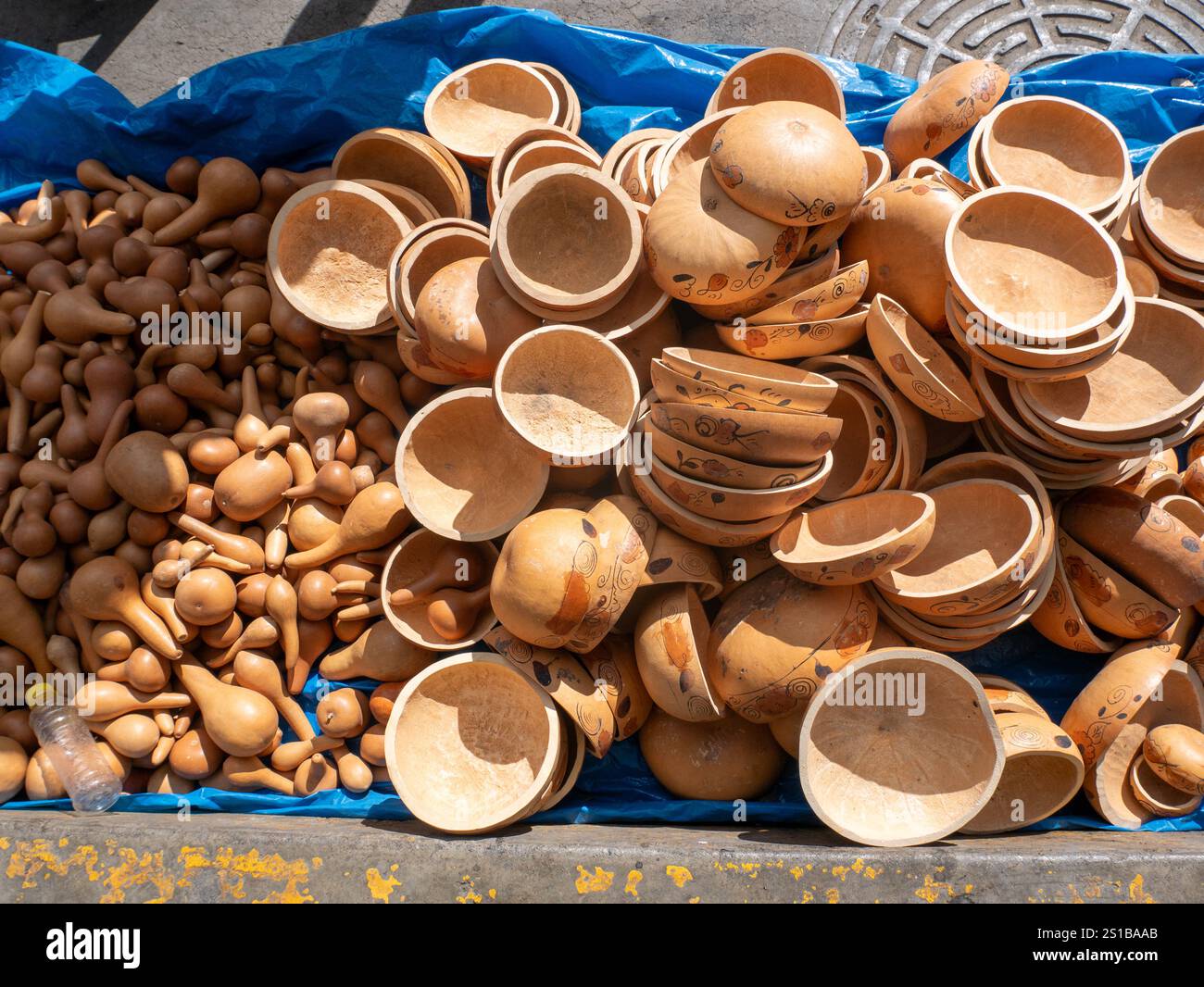 Pots of Vegetable Origin, Made from the Fruits of the Totumo or Taparo ...