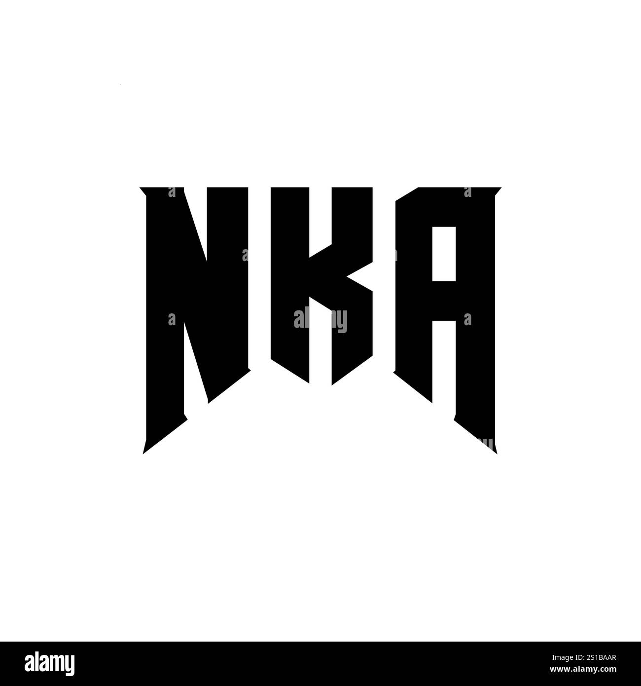 Nka logo design Stock Vector Images - Alamy