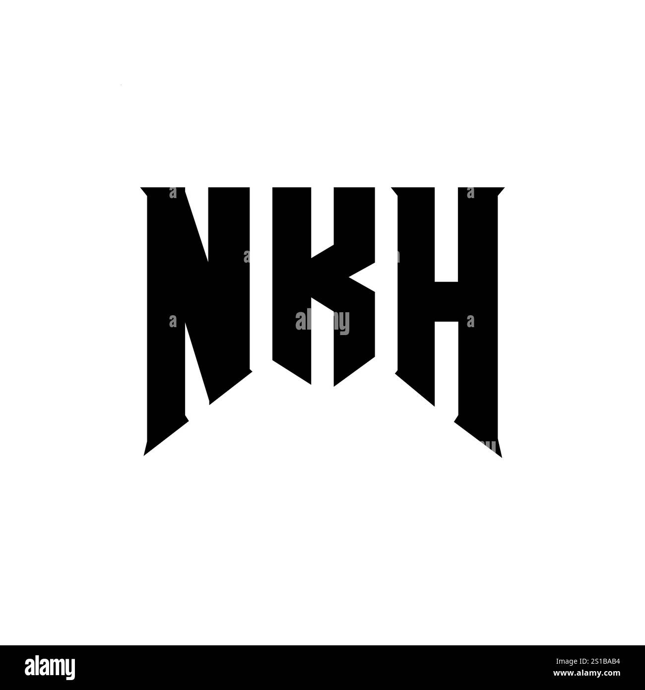 Nkh logo design hi-res stock photography and images - Alamy