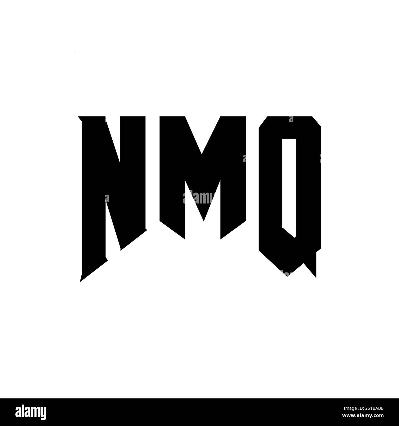 Nmq logo design hi-res stock photography and images - Alamy