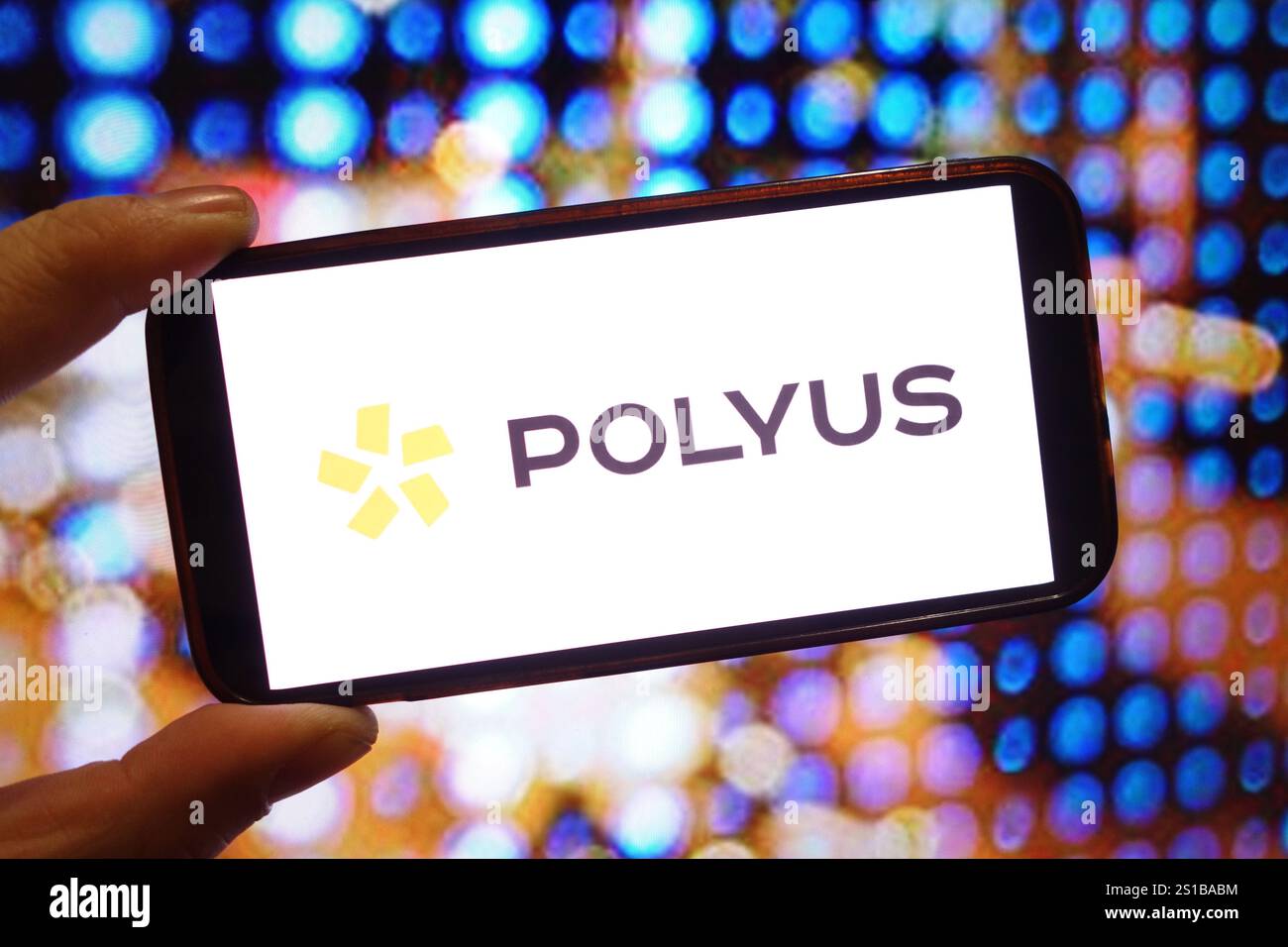 Poland. 02nd Jan, 2025. In this photo illustration, the Polyus company ...