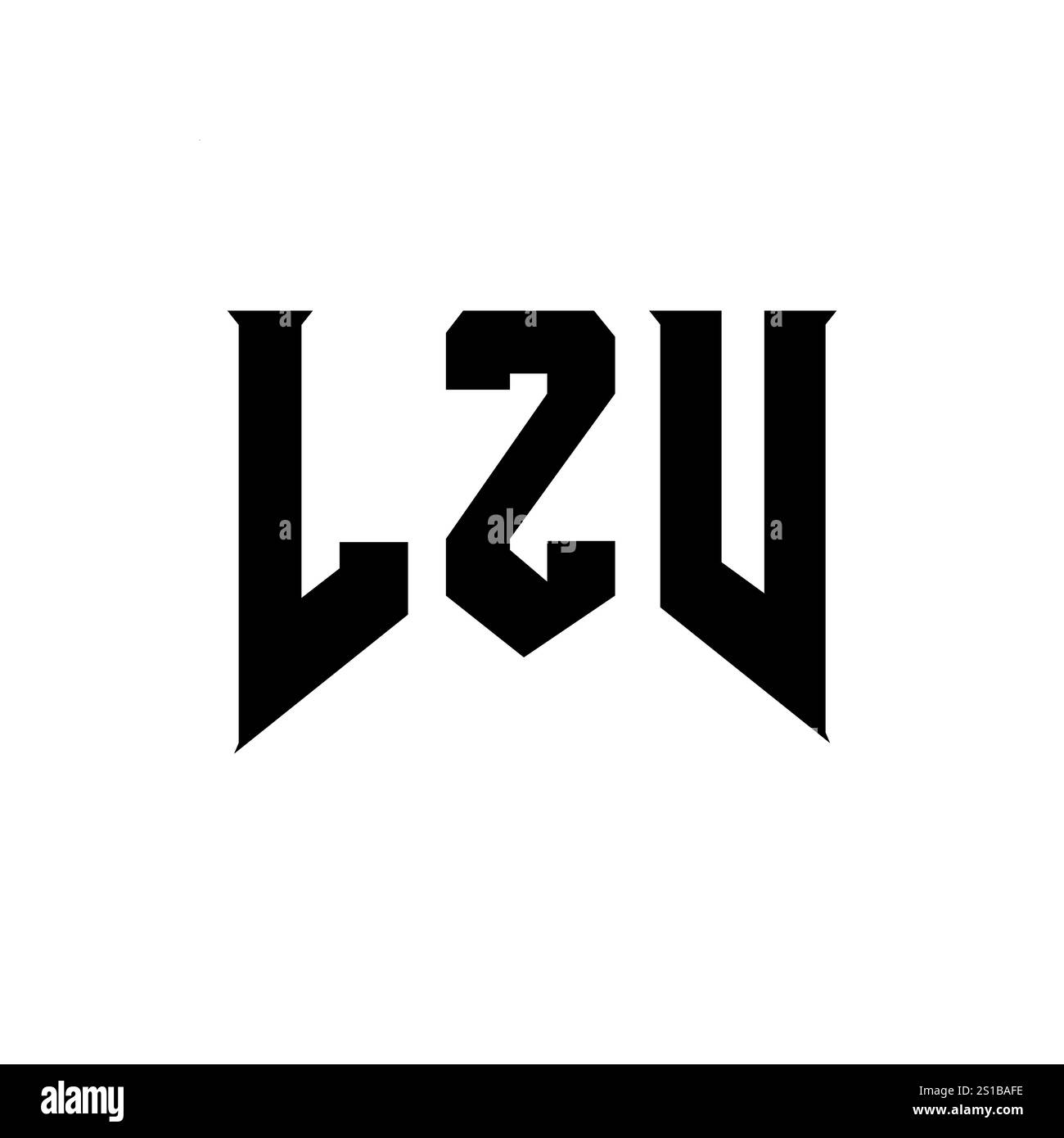 Lzv logo design hi-res stock photography and images - Alamy