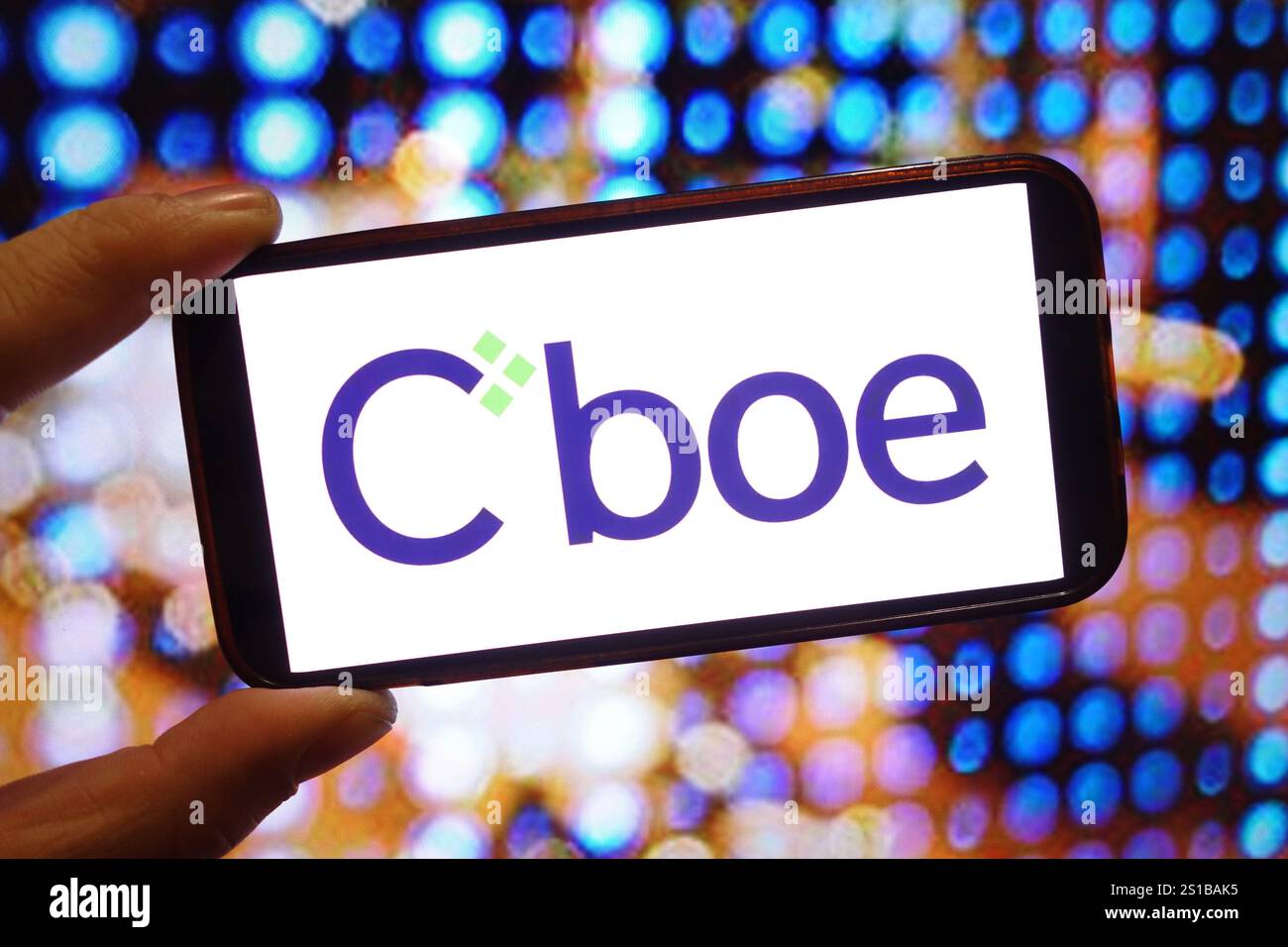 Poland. 2nd Jan, 2025. In this photo illustration, the Cboe Global ...