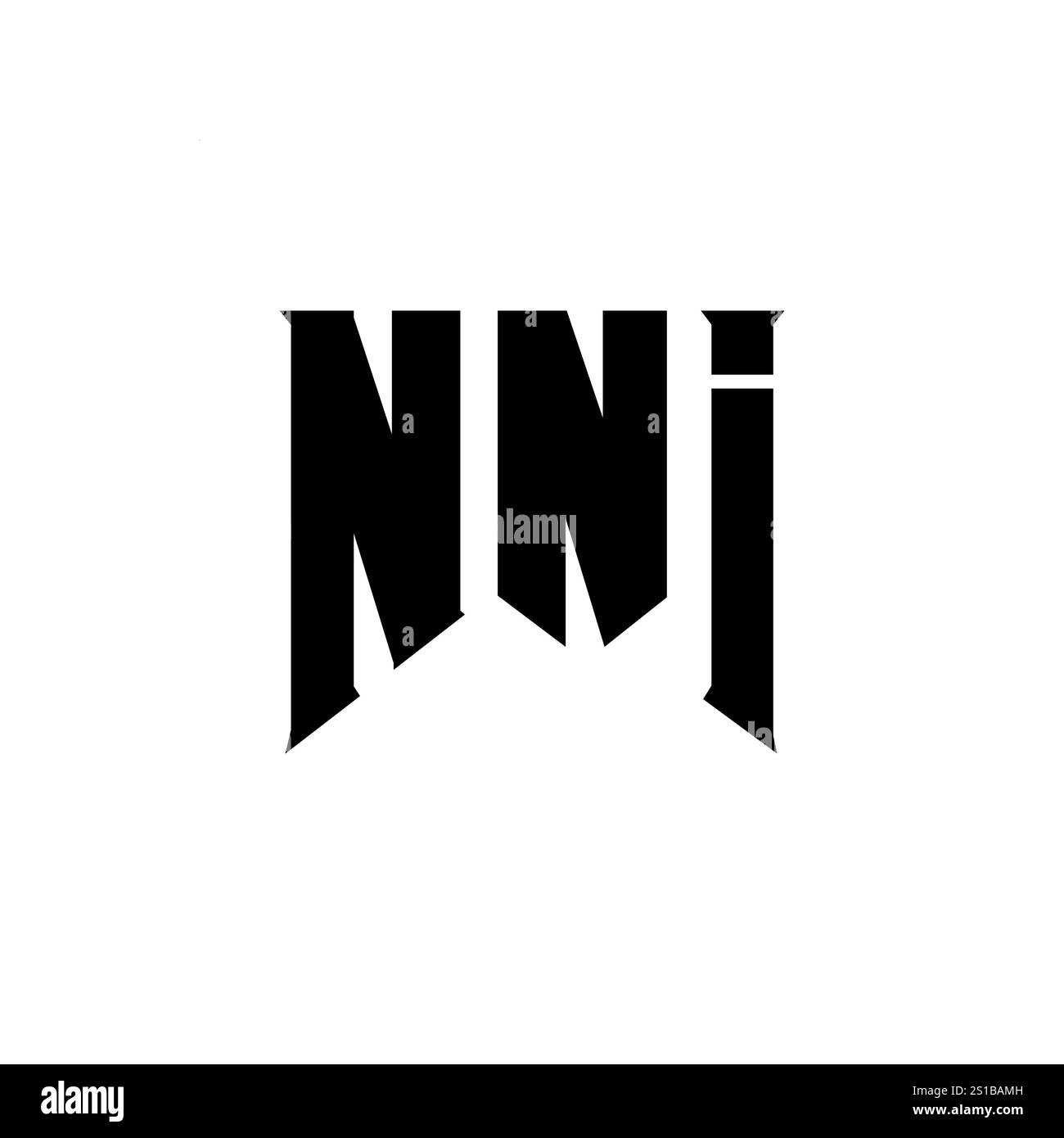 Nni logo design Stock Vector Images - Alamy