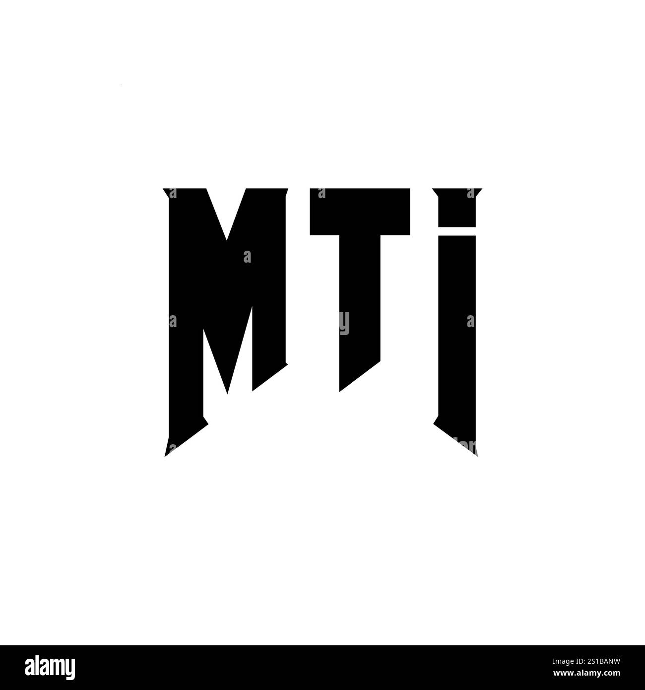 MTI letter logo design for technology company. MTI logo design black ...