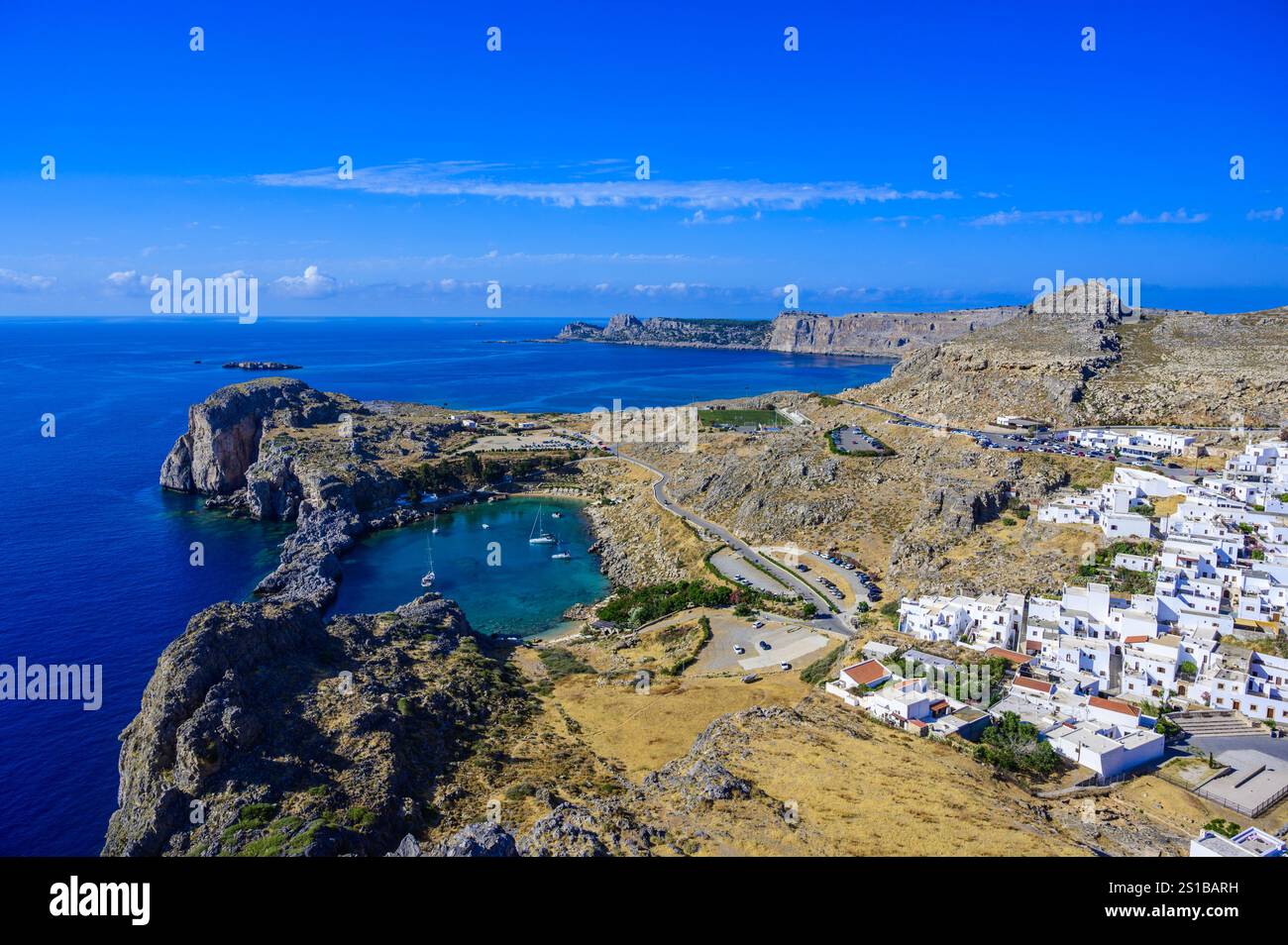 St. Paul Bay - Paralia Agios Pavlos - Paradise Bay at Lindos - travel destination in Rhodes ...