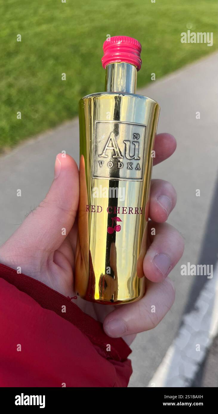 Au vodka red cherry hi-res stock photography and images - Alamy