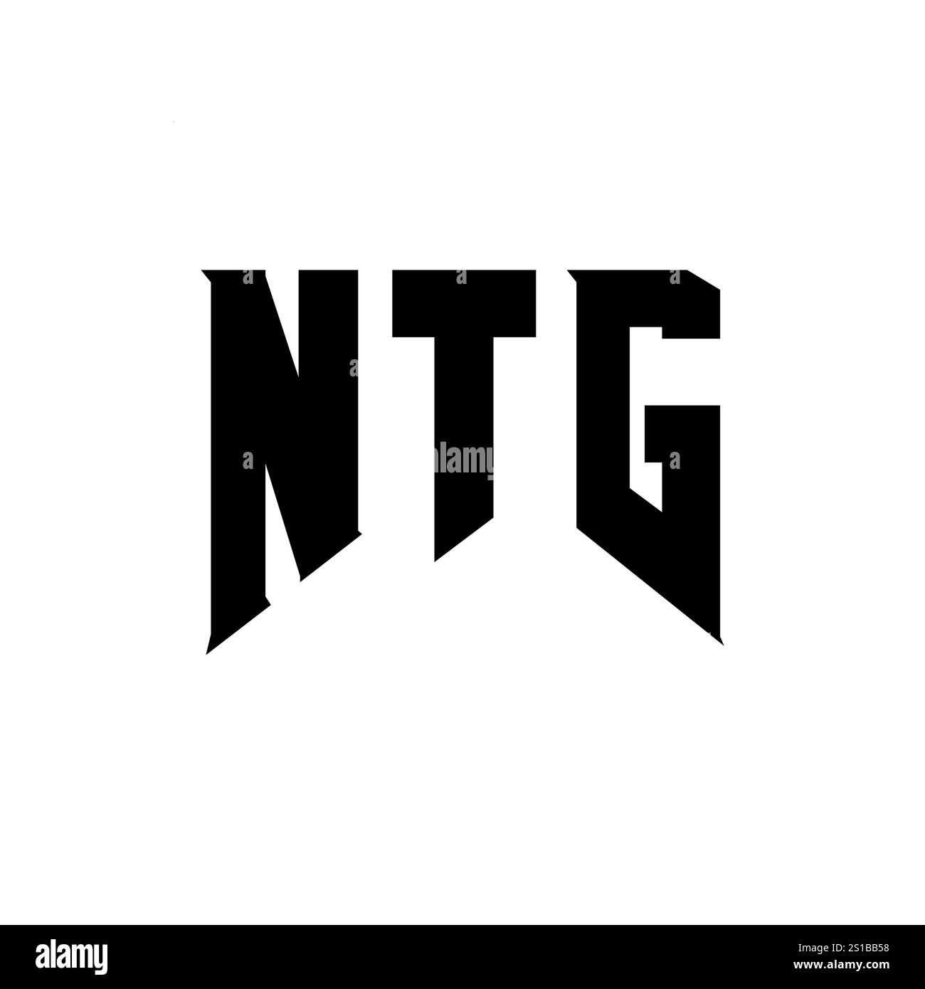 NTG letter logo design for technology company. NTG logo design black ...