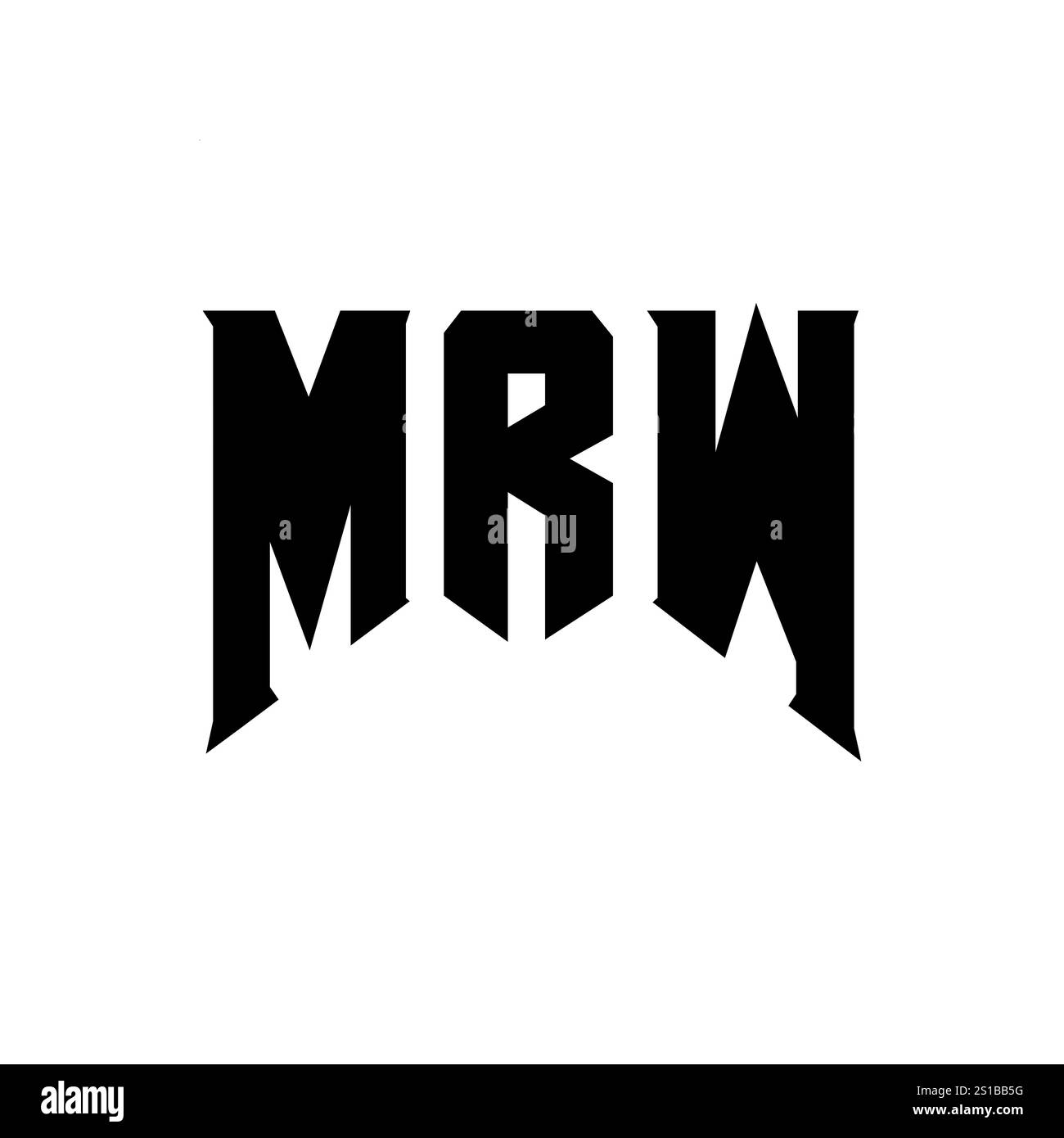 Mrw logo design hi-res stock photography and images - Alamy