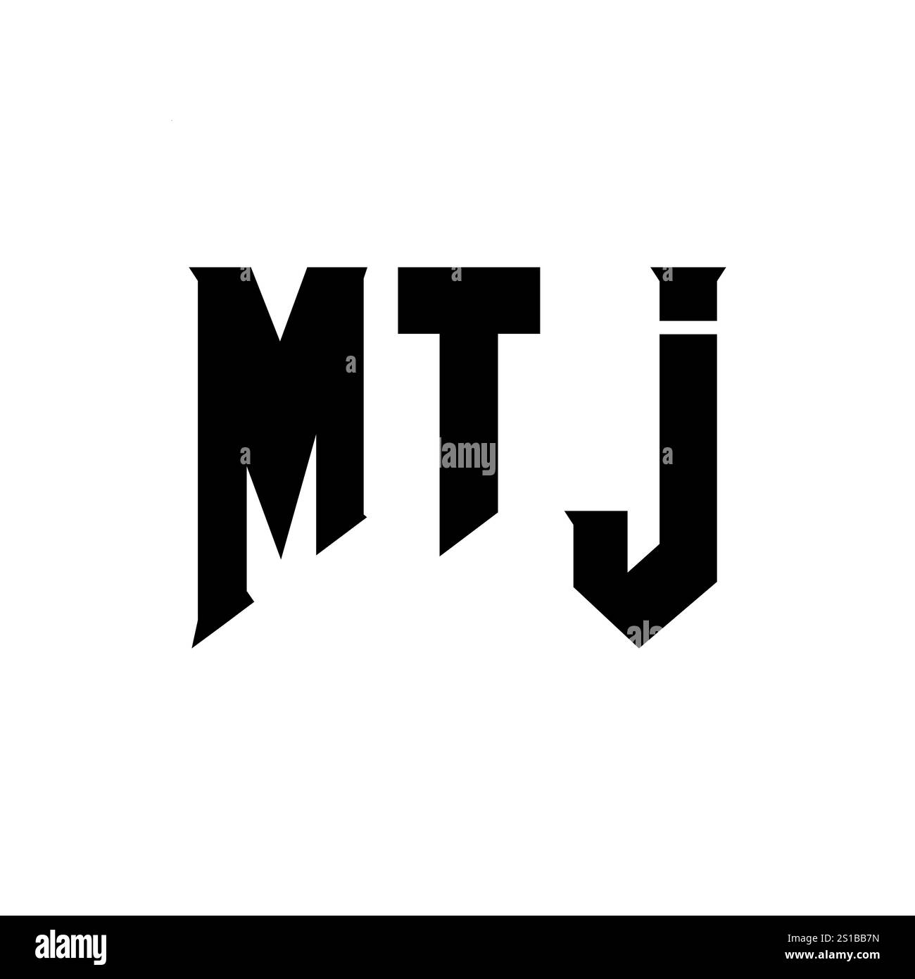 Mtj logo design hi-res stock photography and images - Alamy