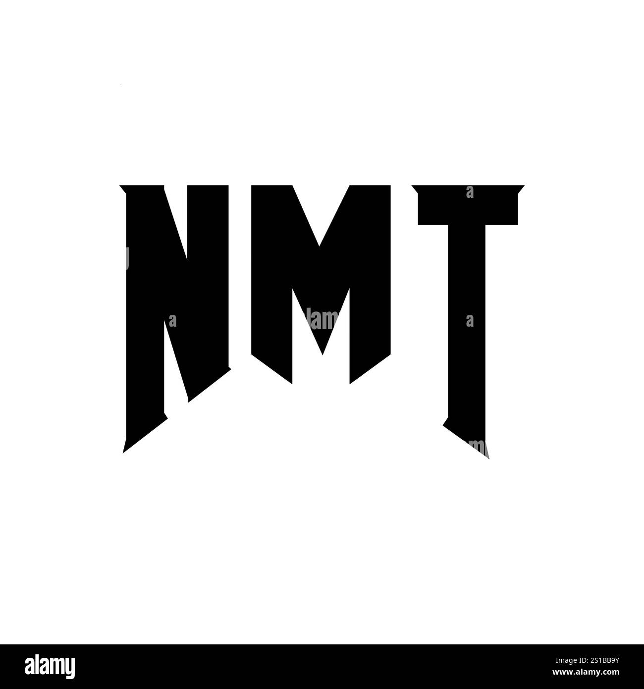 NMT letter logo design for technology company. NMT logo design black ...